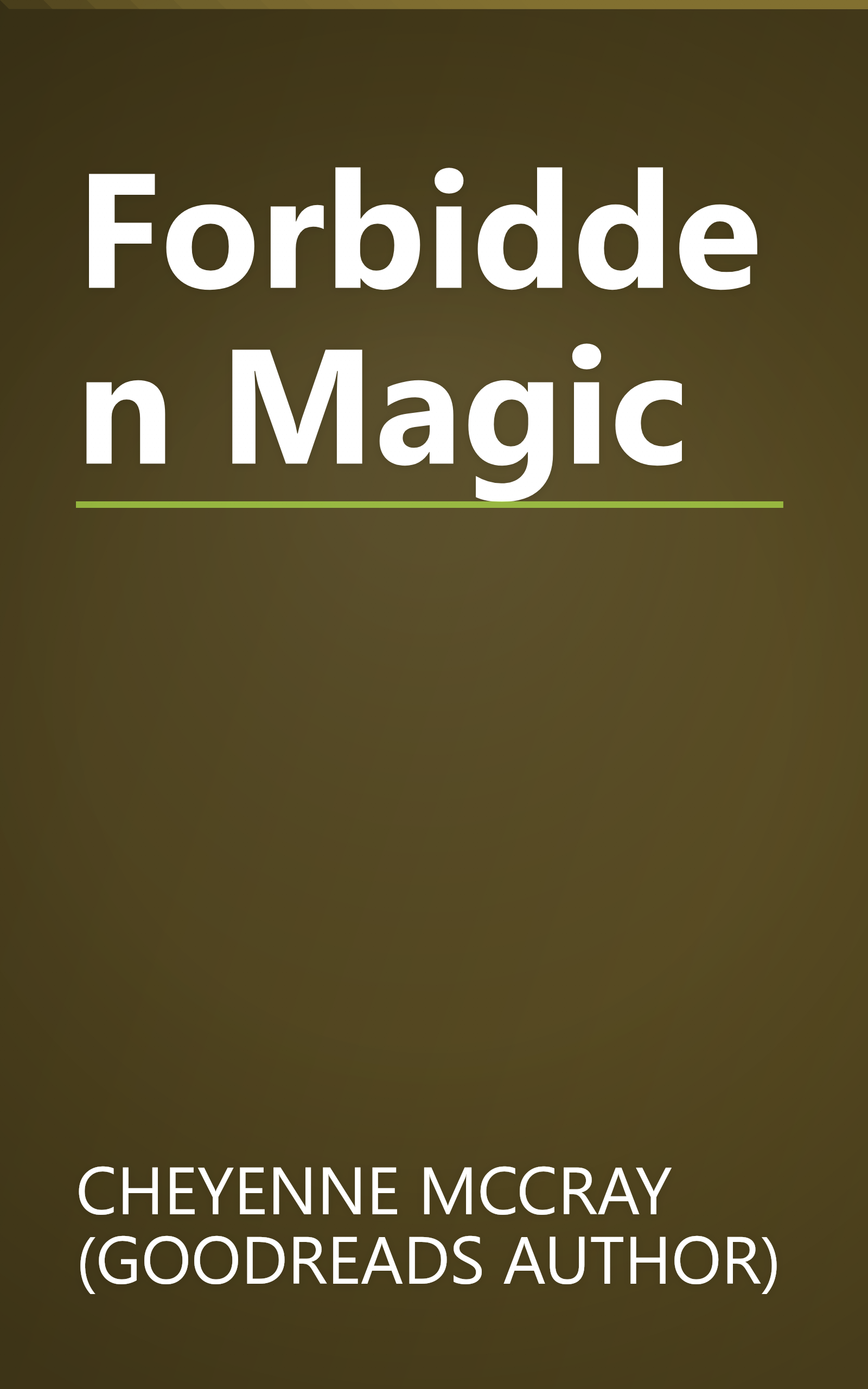 Forbidden Magic book cover