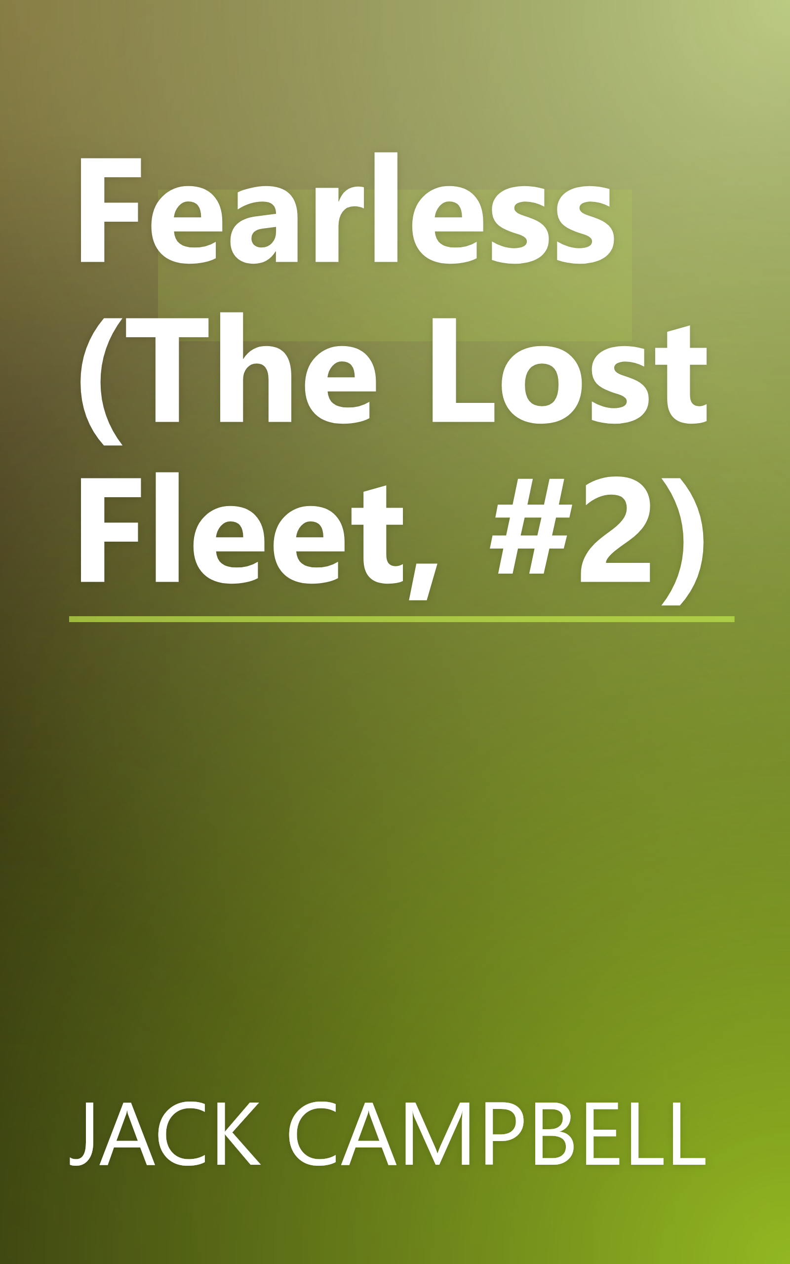 Fearless (The Lost Fleet, #2) book cover