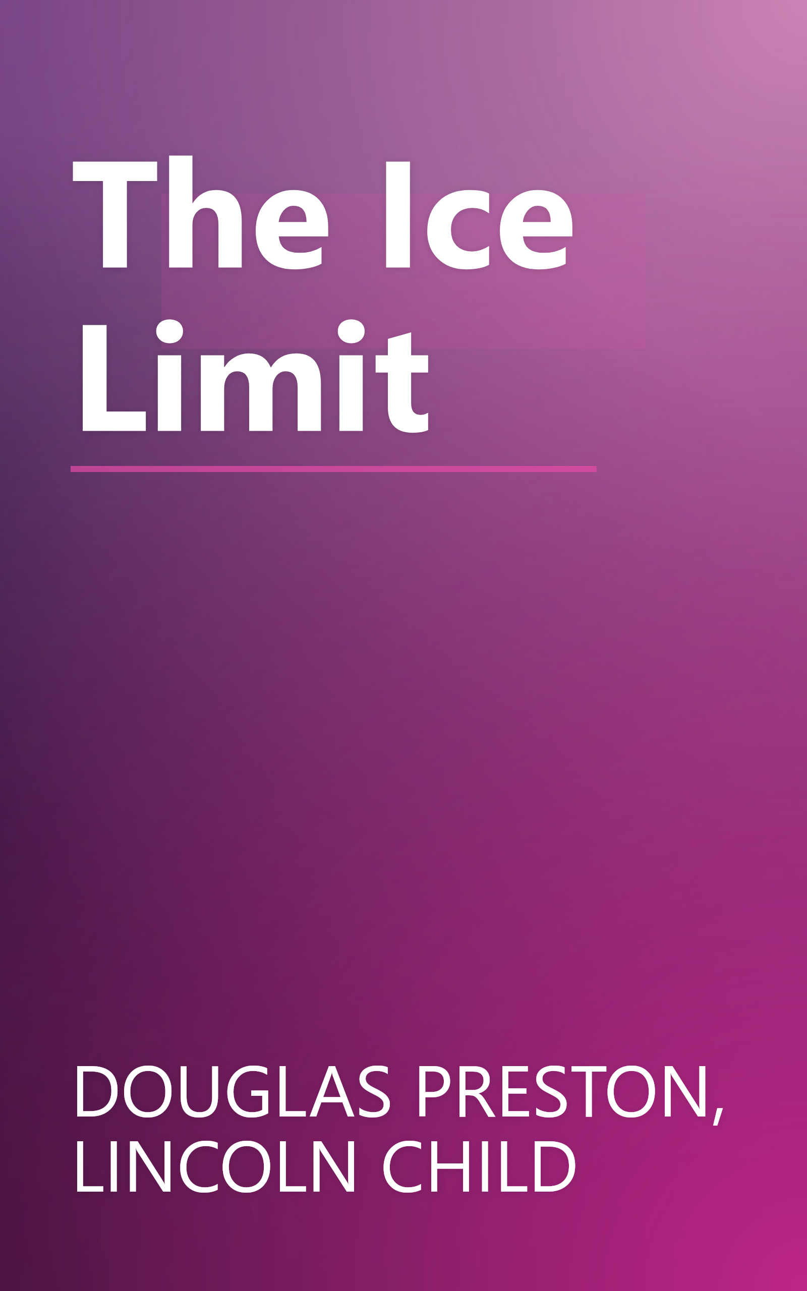 The Ice Limit book cover