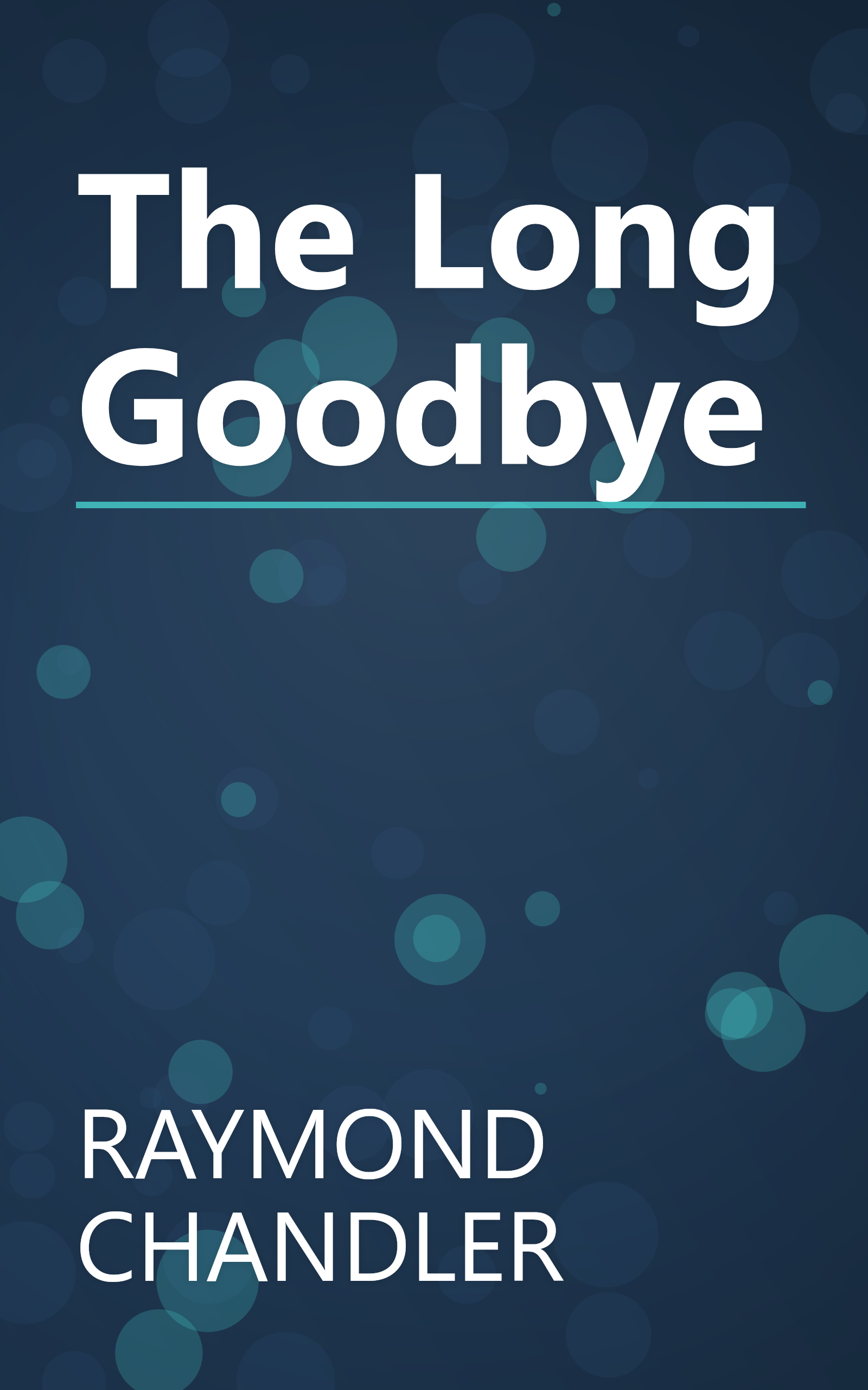 The Long Goodbye book cover