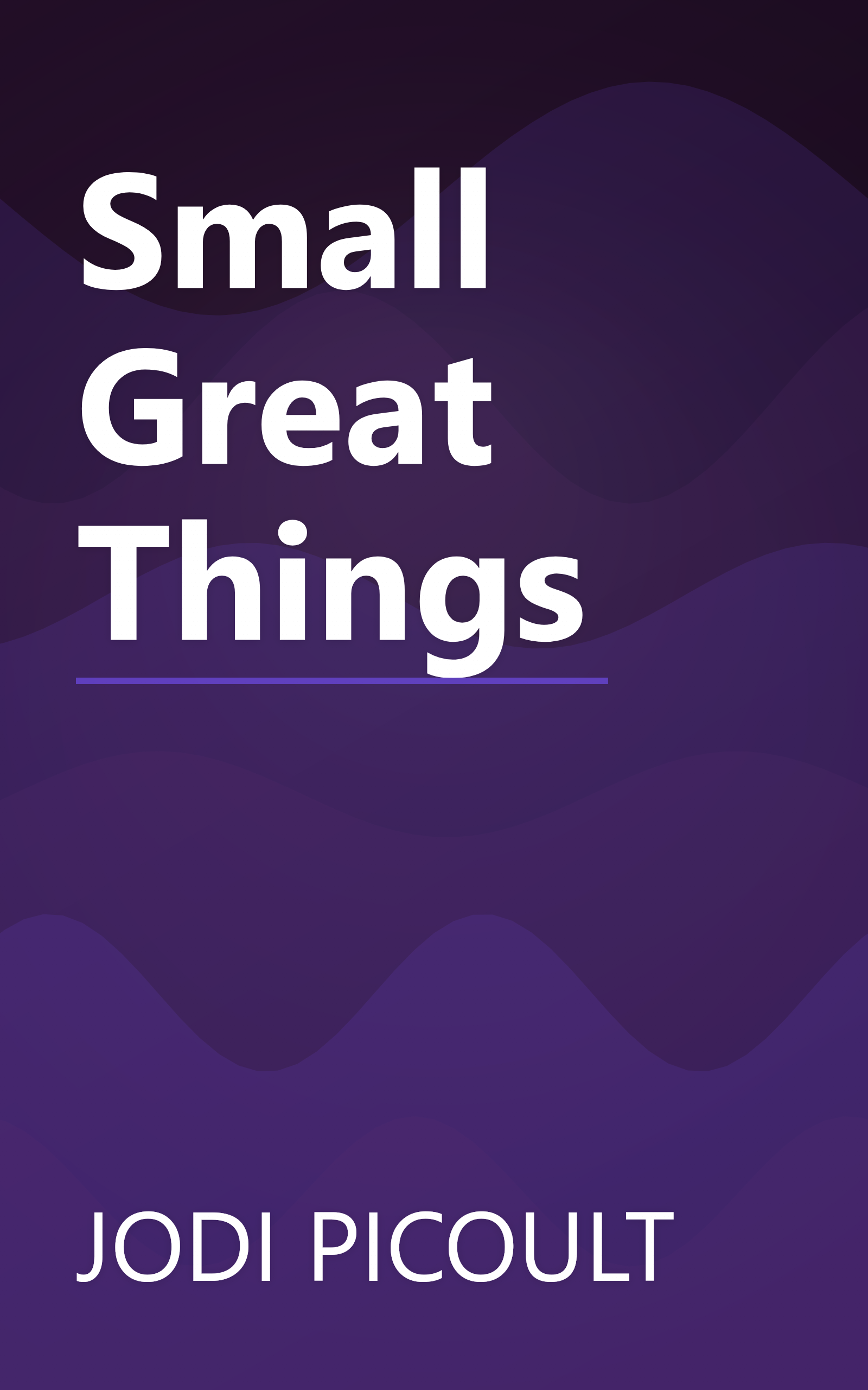Small Great Things book cover