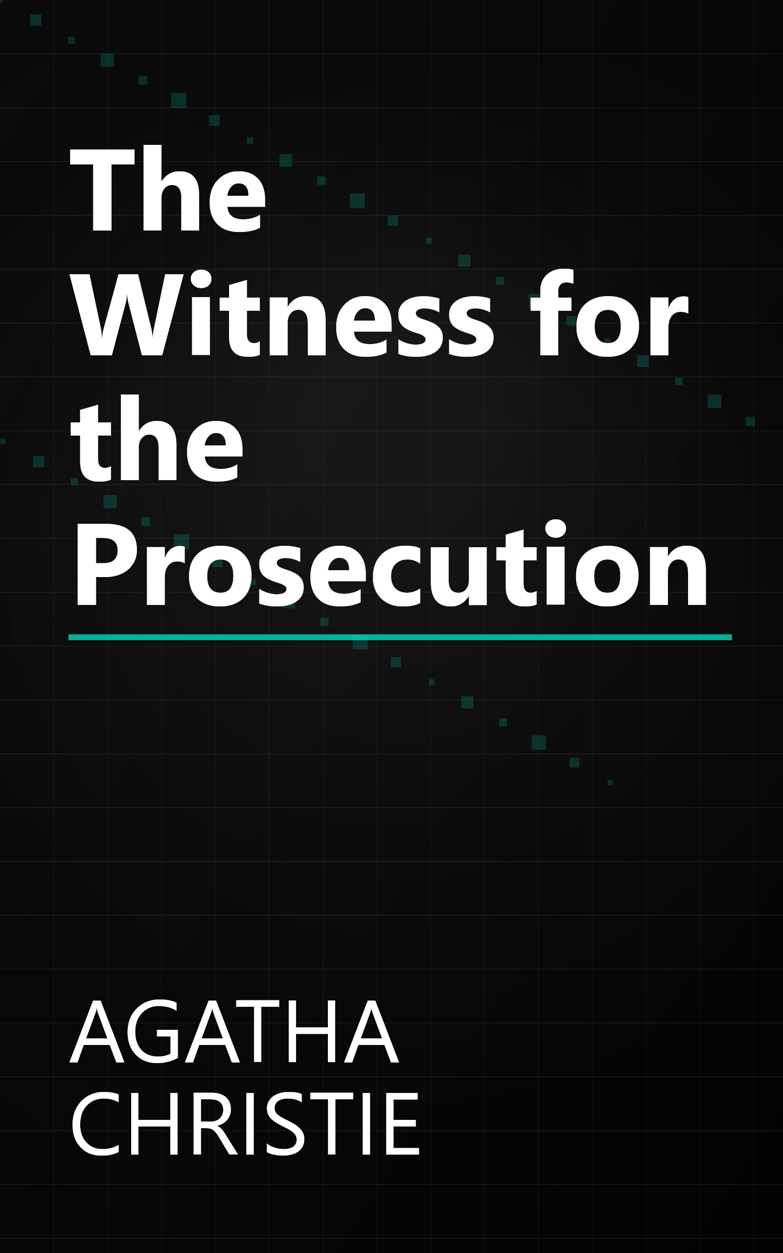 The Witness for the Prosecution book cover