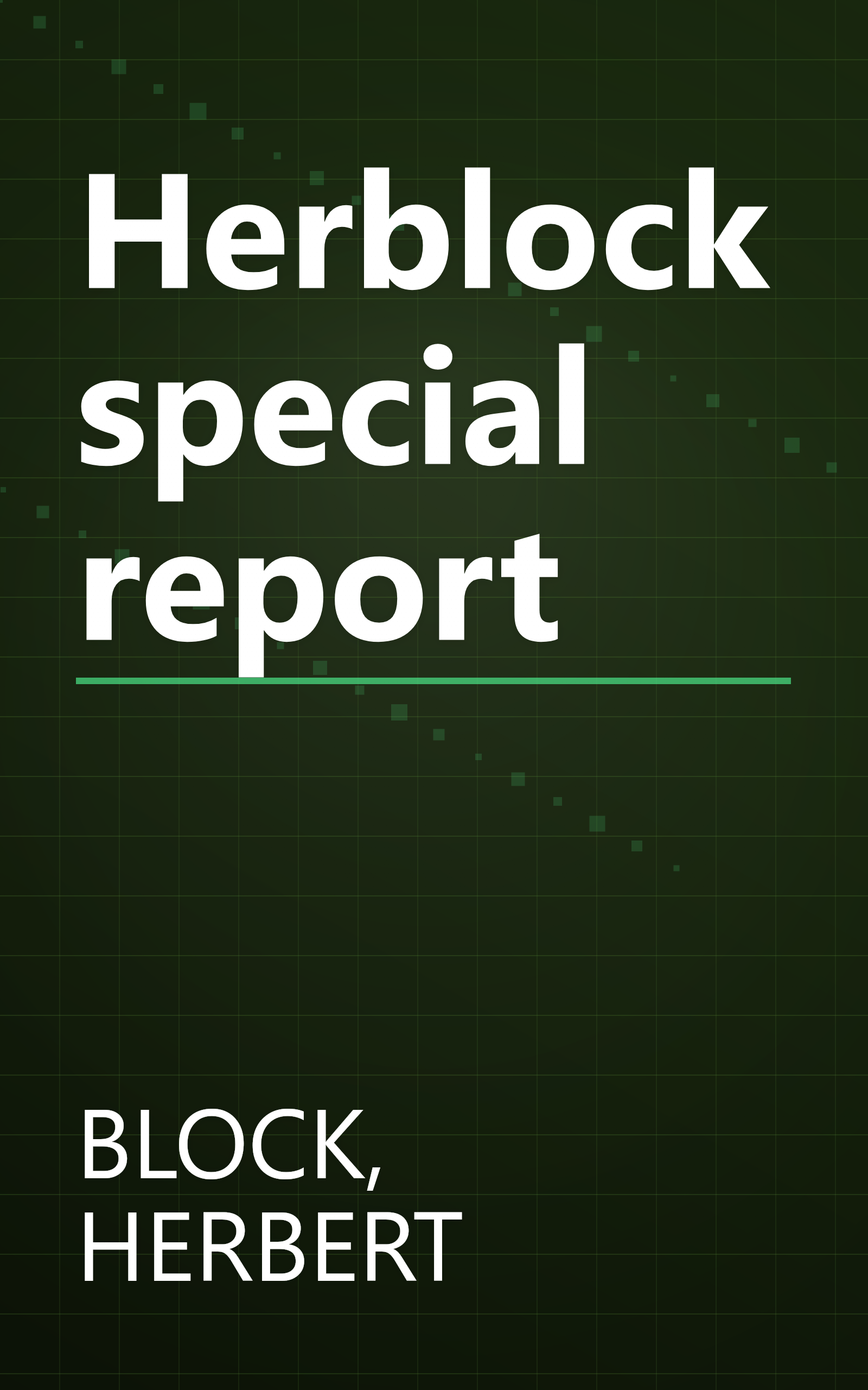 Herblock special report book cover