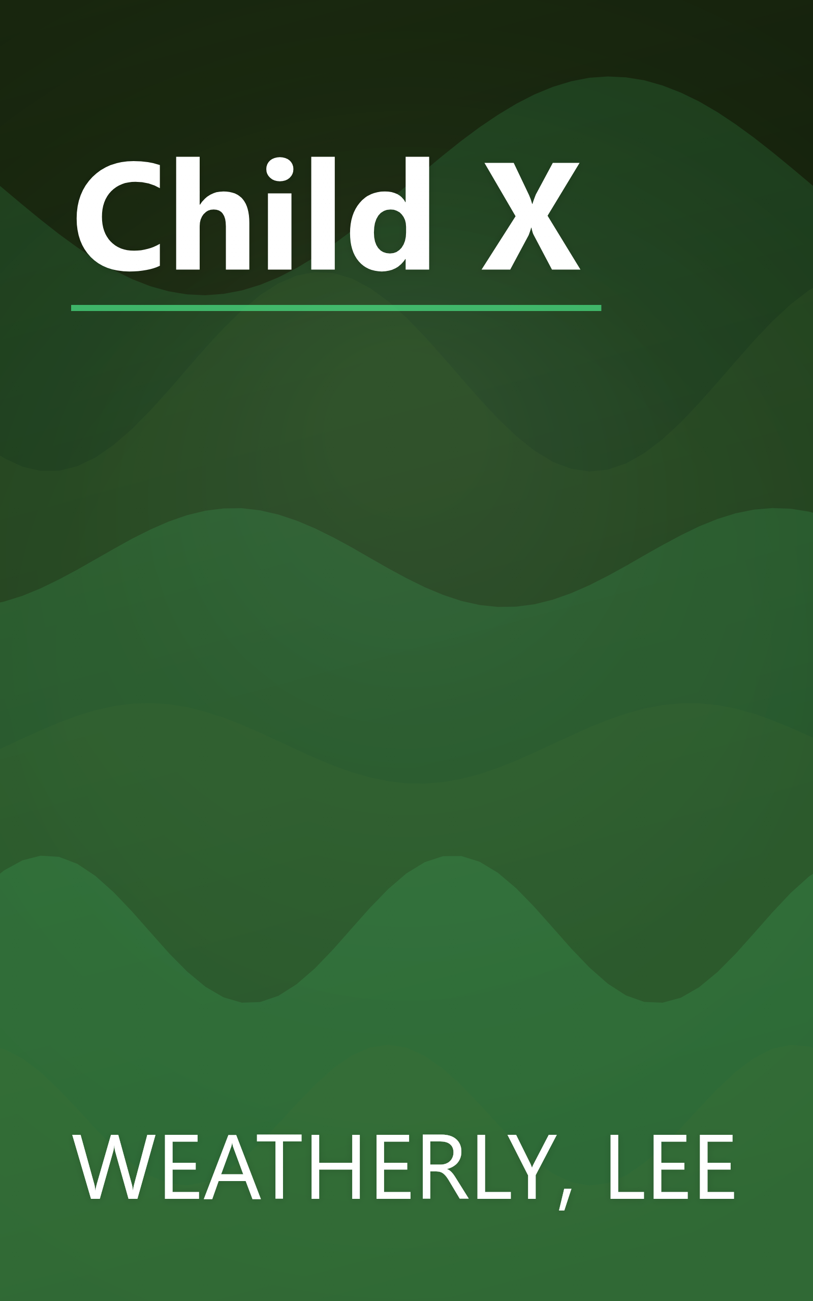 Child X book cover