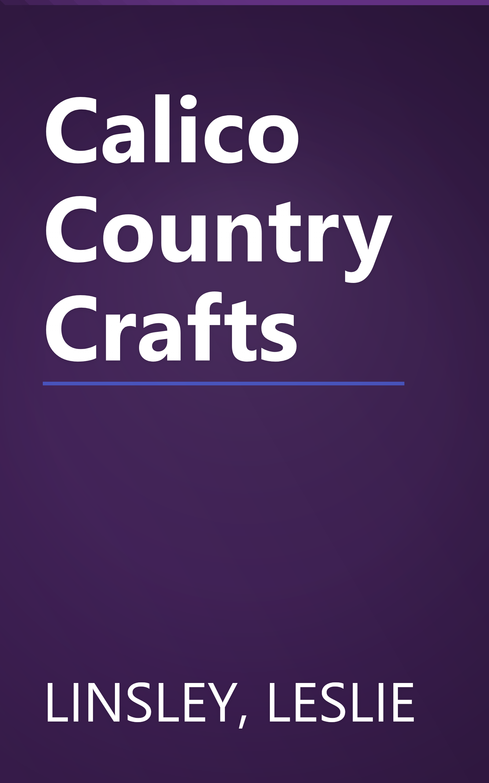 Calico Country Crafts book cover