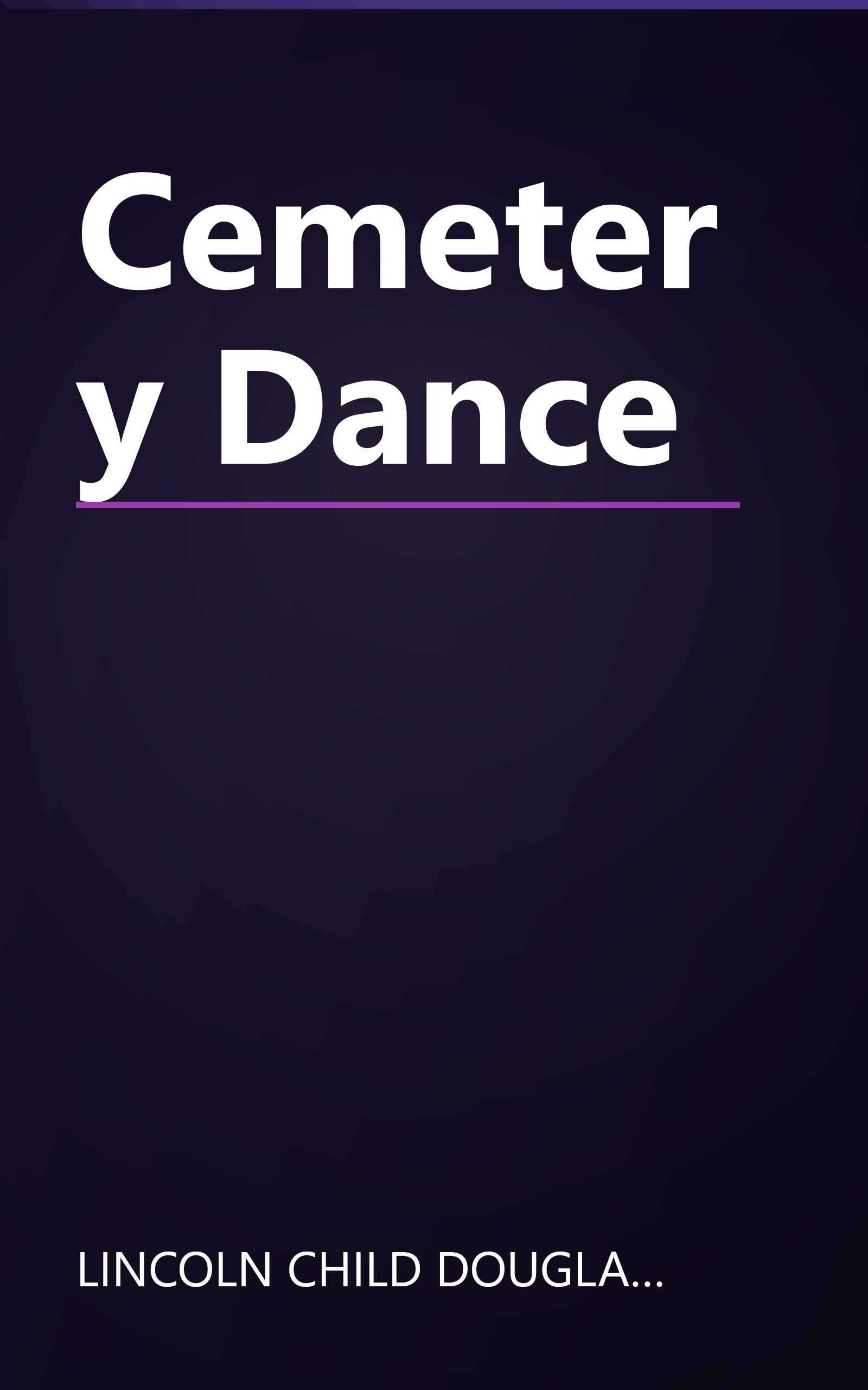 Cemetery Dance book cover