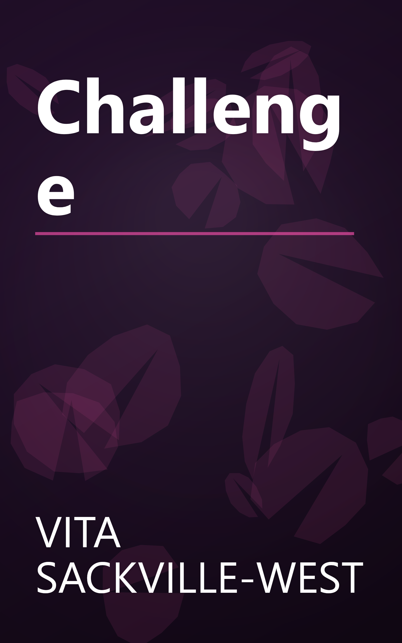 Challenge book cover