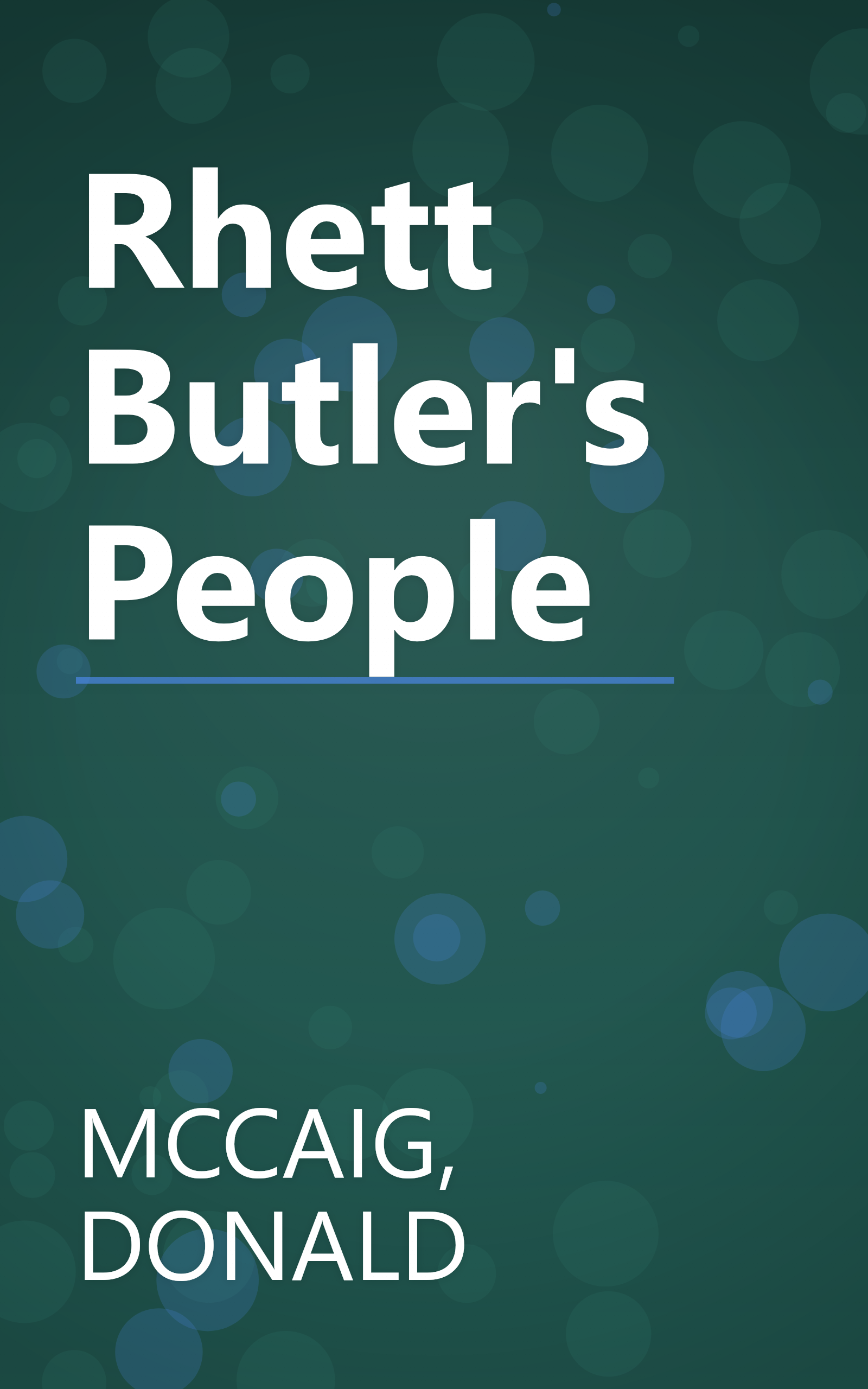 Rhett Butler's People book cover