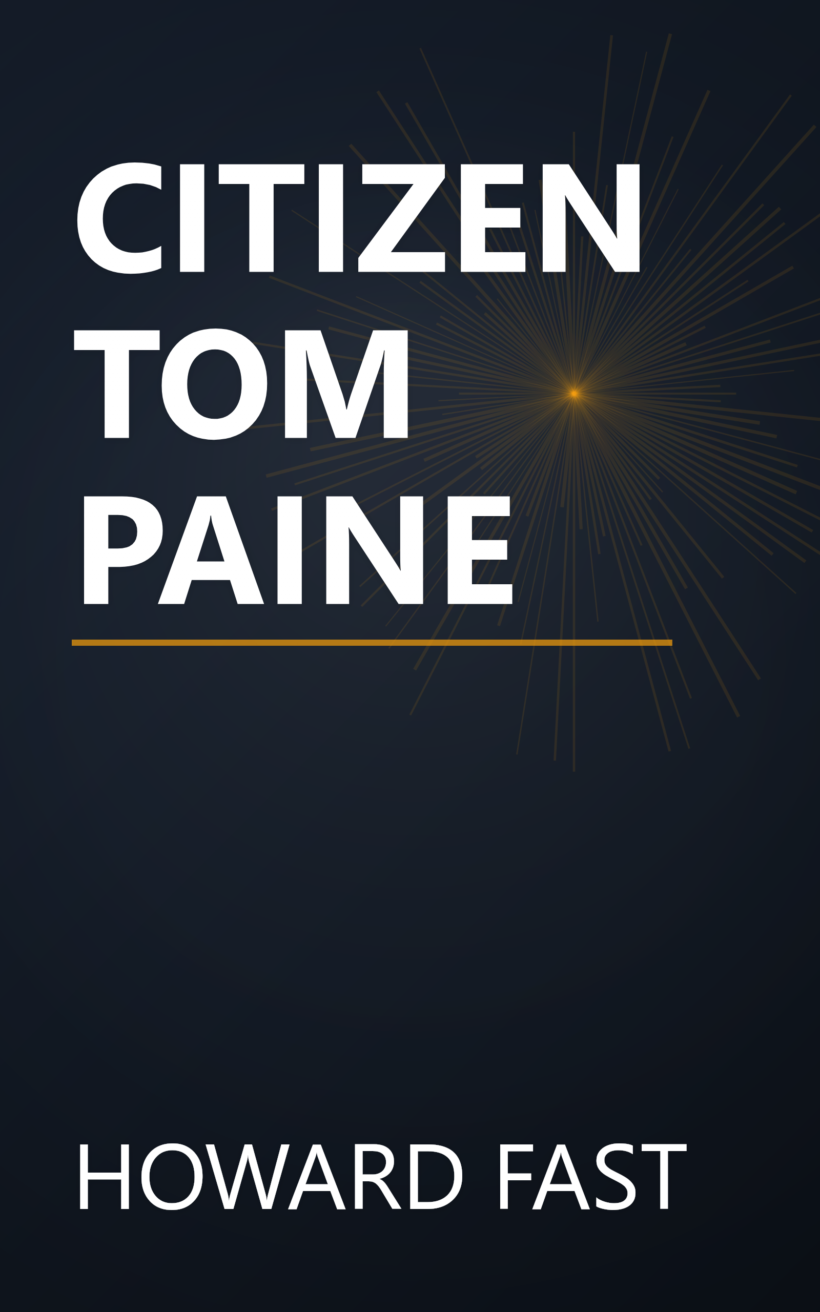 CITIZEN TOM PAINE book cover