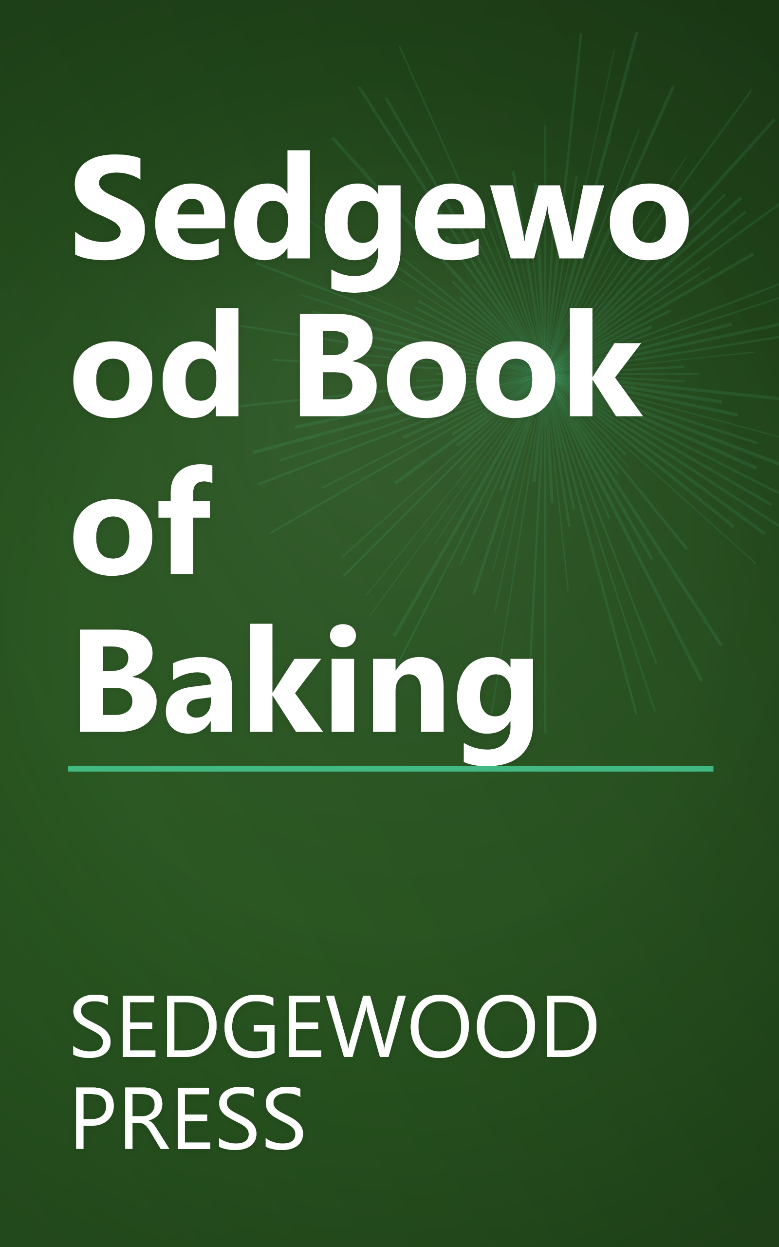 Sedgewood Book of Baking book cover