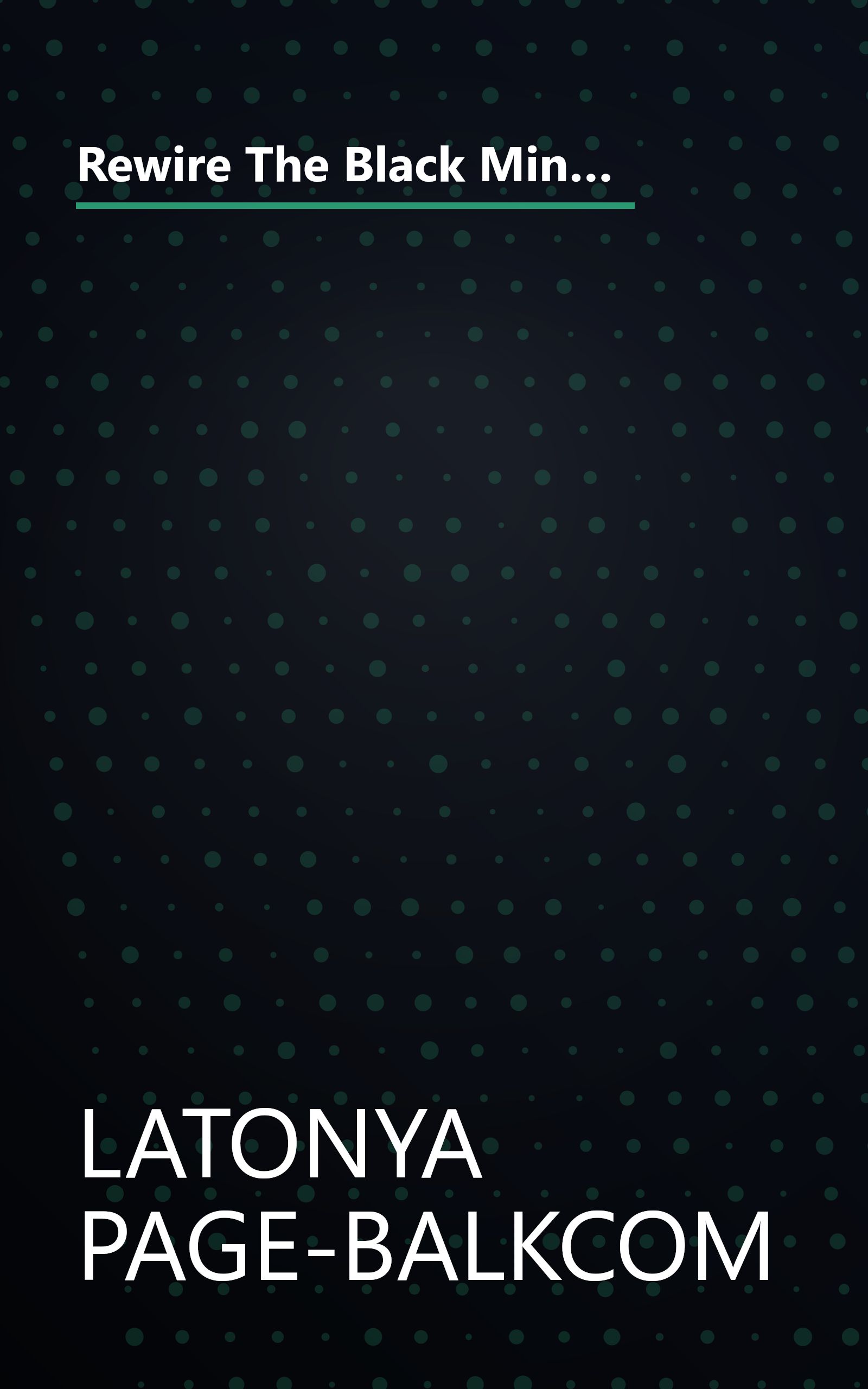 Rewire The Black Mind To Prosper  Common Sense Approach To Self Empowerment (10 Minute   Deep Dive Summary) book cover