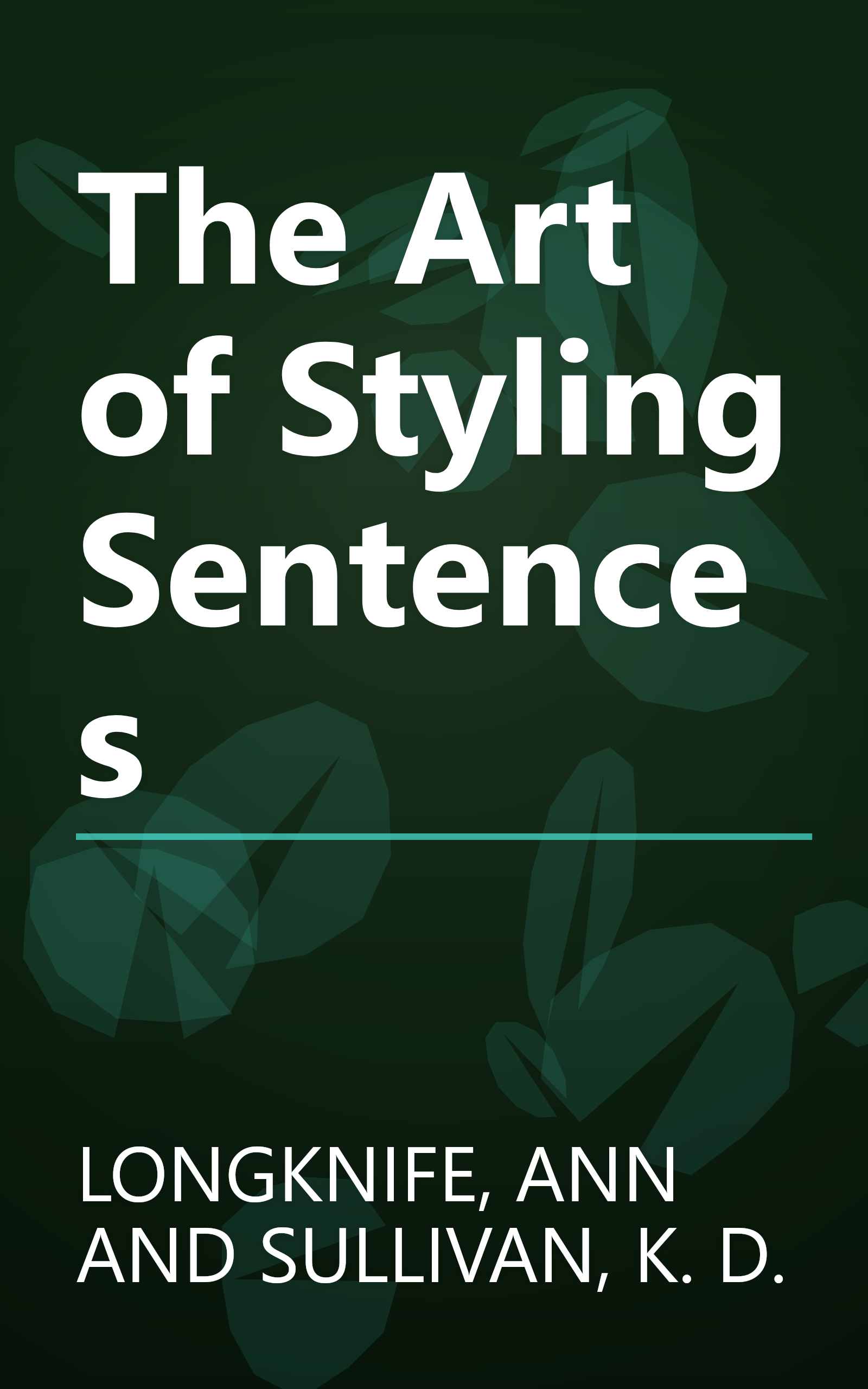 The Art of Styling Sentences book cover