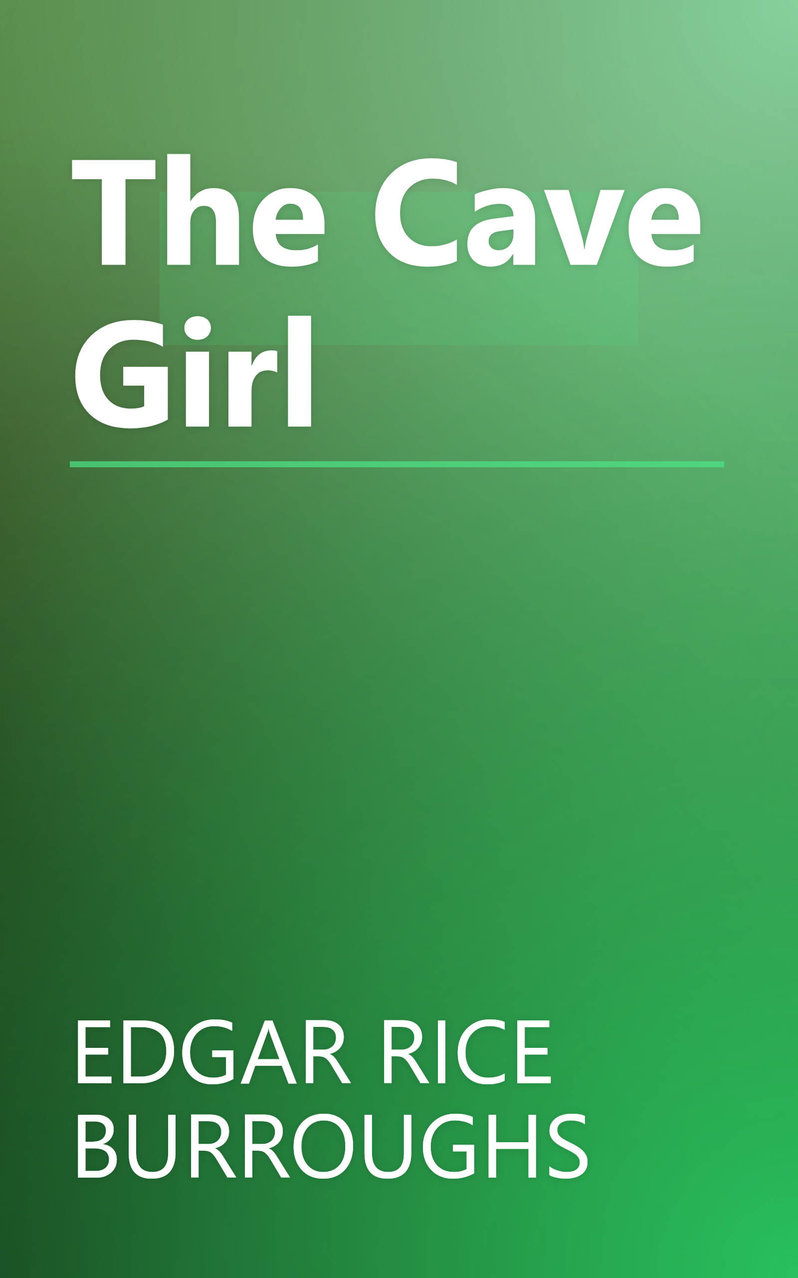The Cave Girl book cover