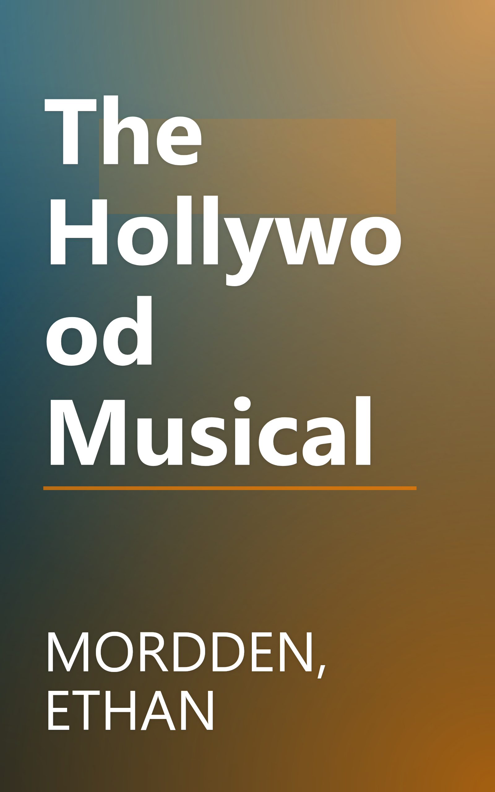 The Hollywood Musical book cover