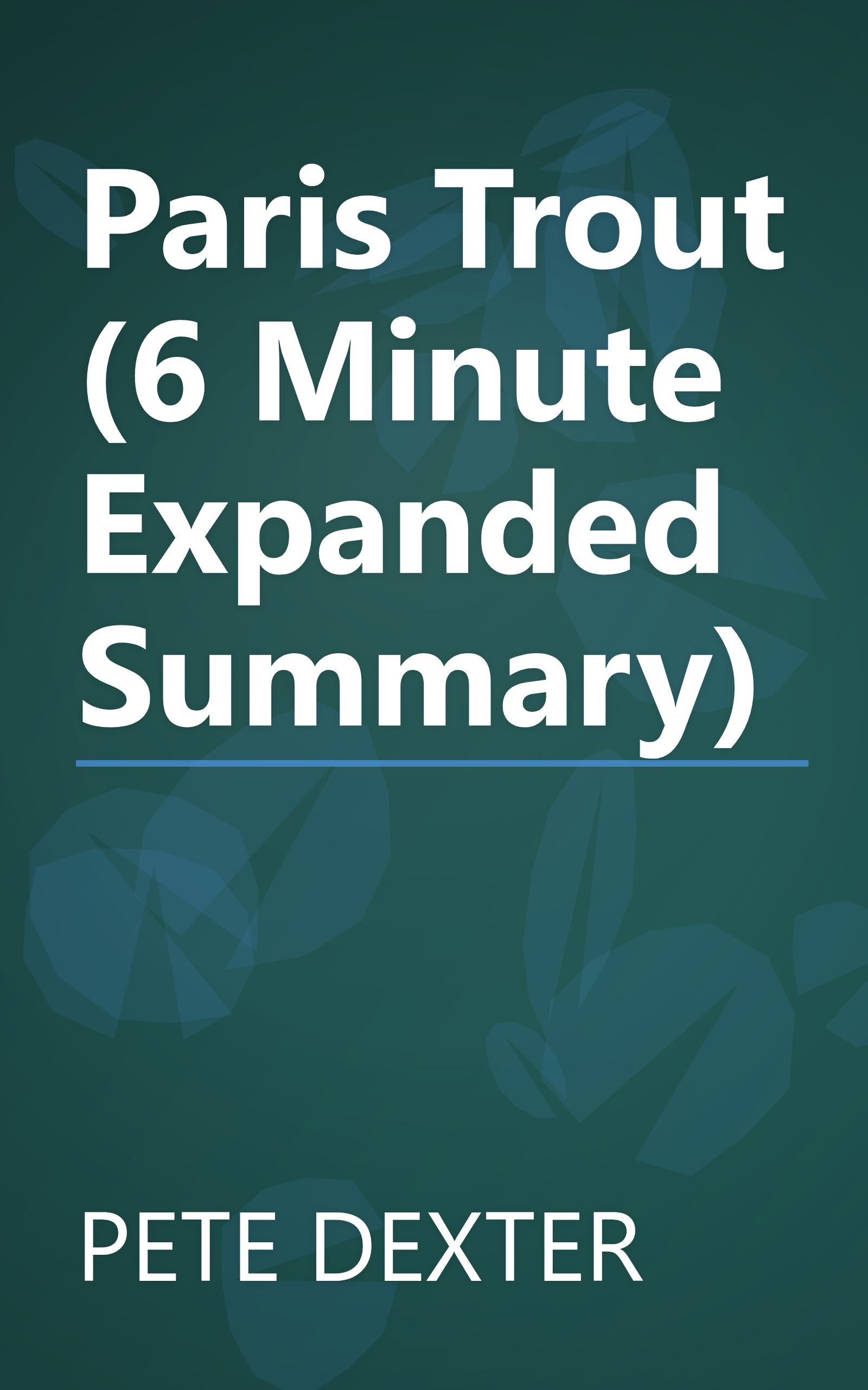 Paris Trout (6 Minute   Expanded Summary) book cover