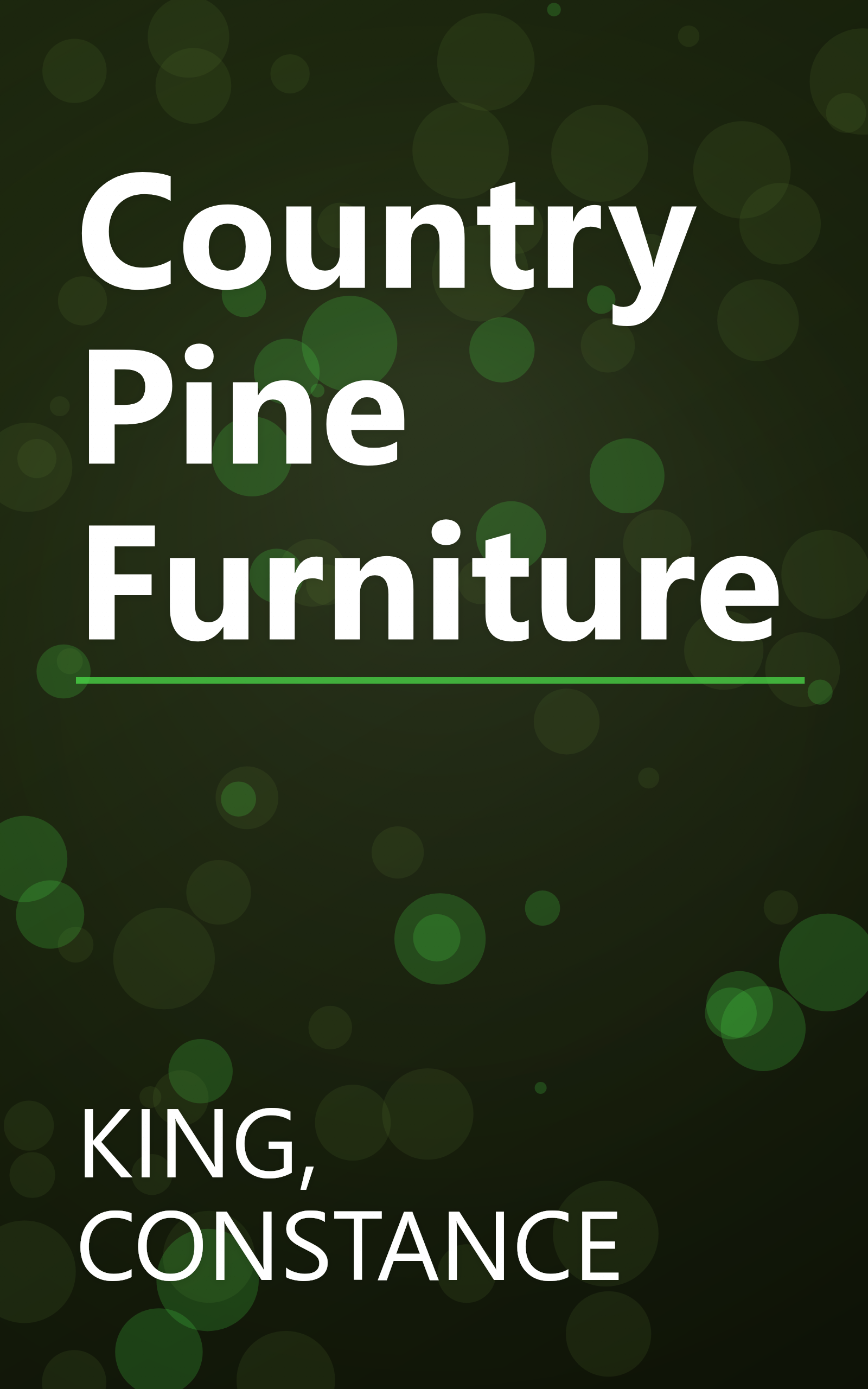 Country Pine Furniture book cover