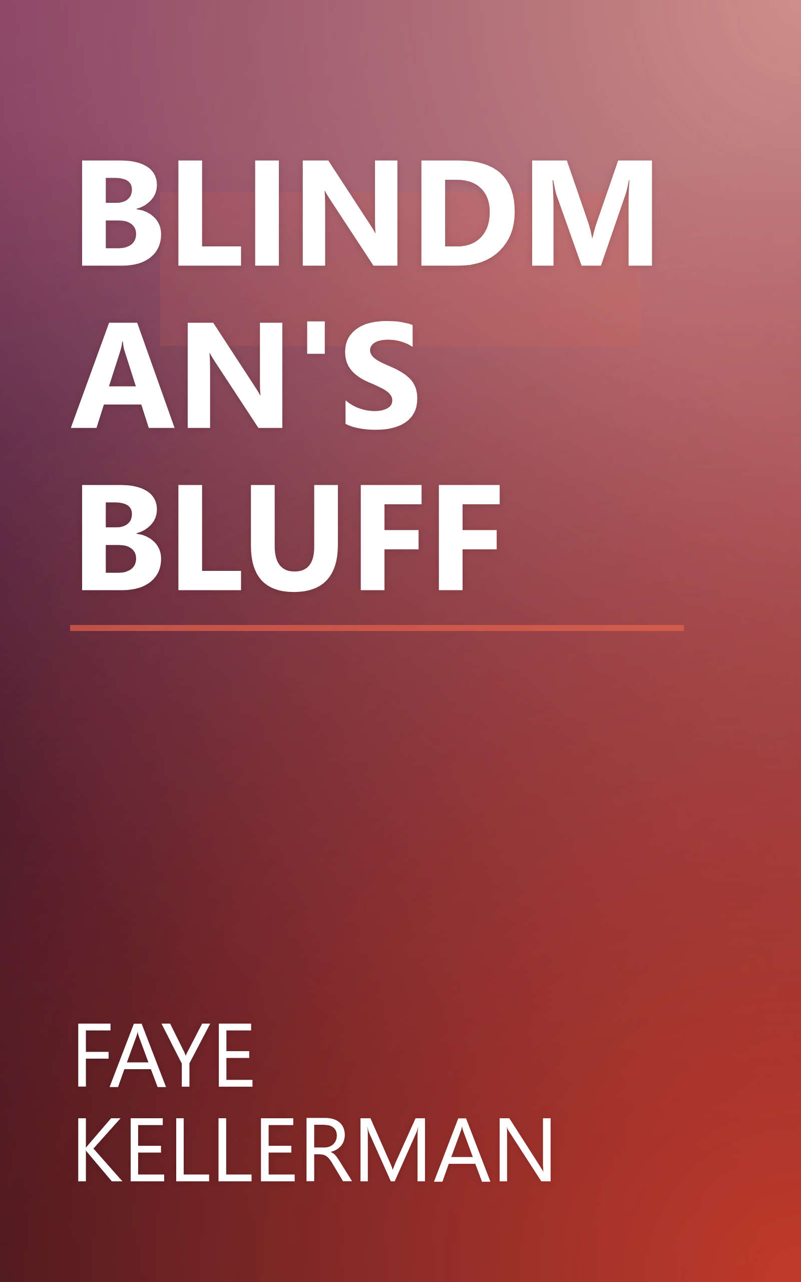 BLINDMAN'S BLUFF book cover
