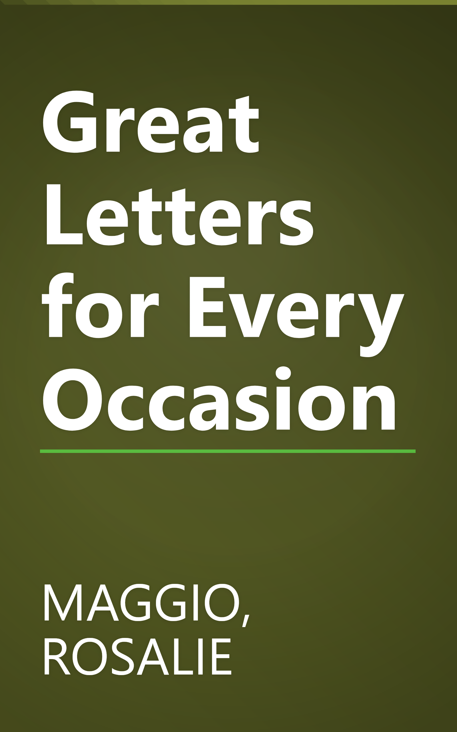 Great Letters for Every Occasion book cover