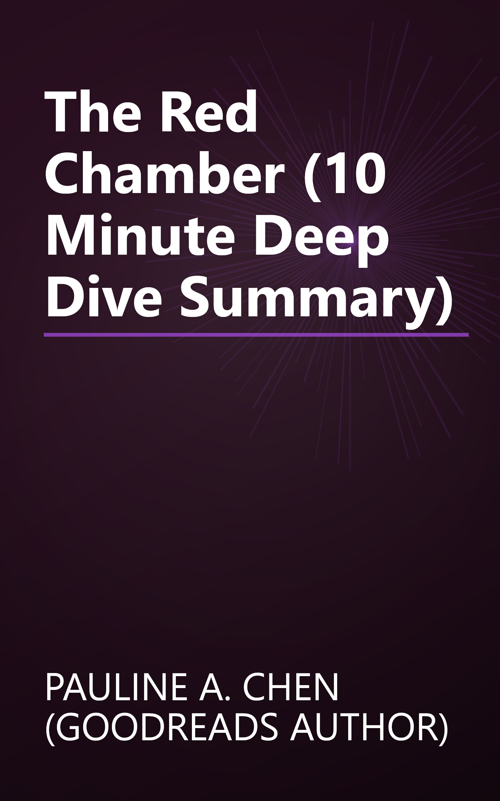 The Red Chamber (10 Minute   Deep Dive Summary) book cover