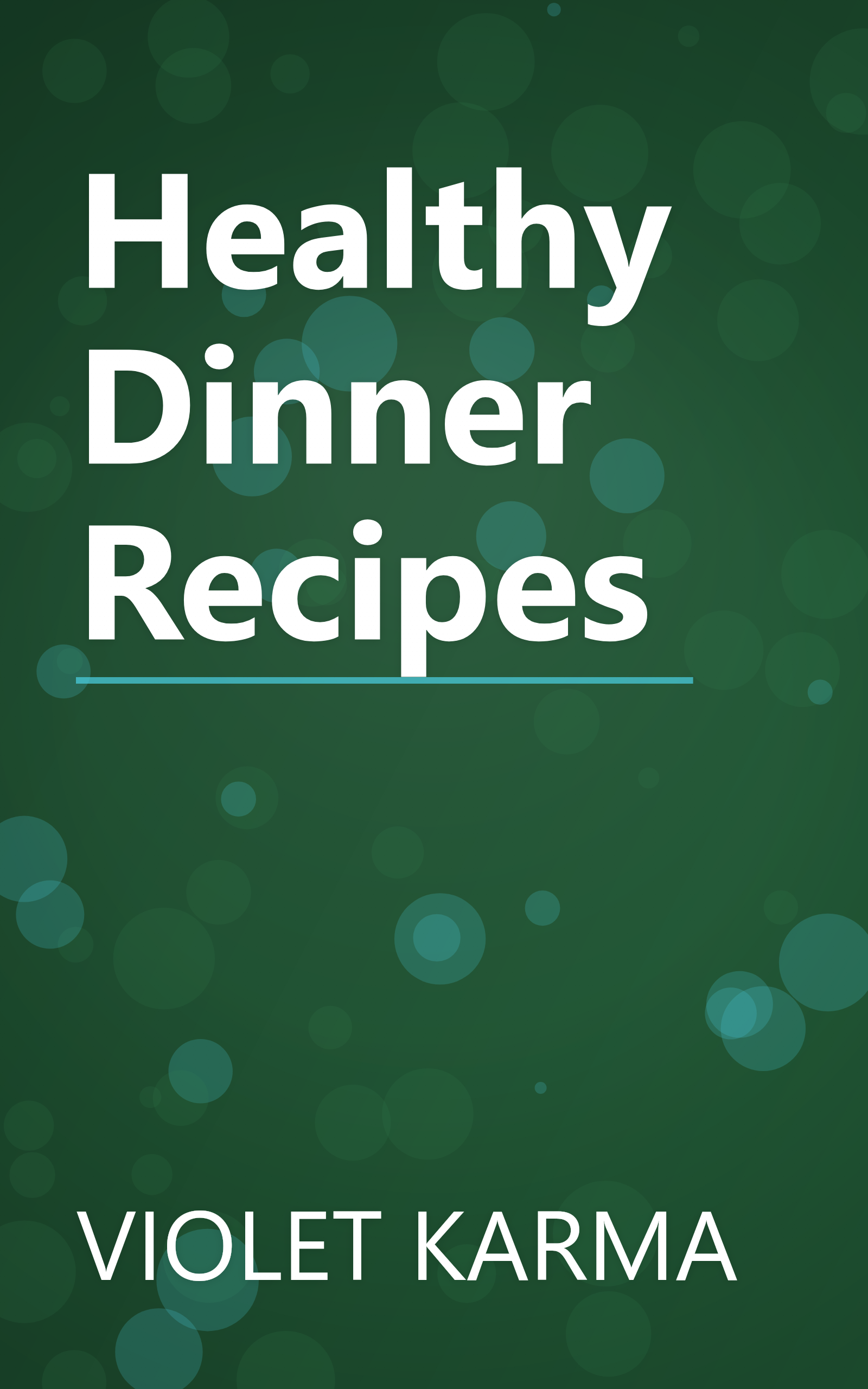 Healthy Dinner Recipes book cover
