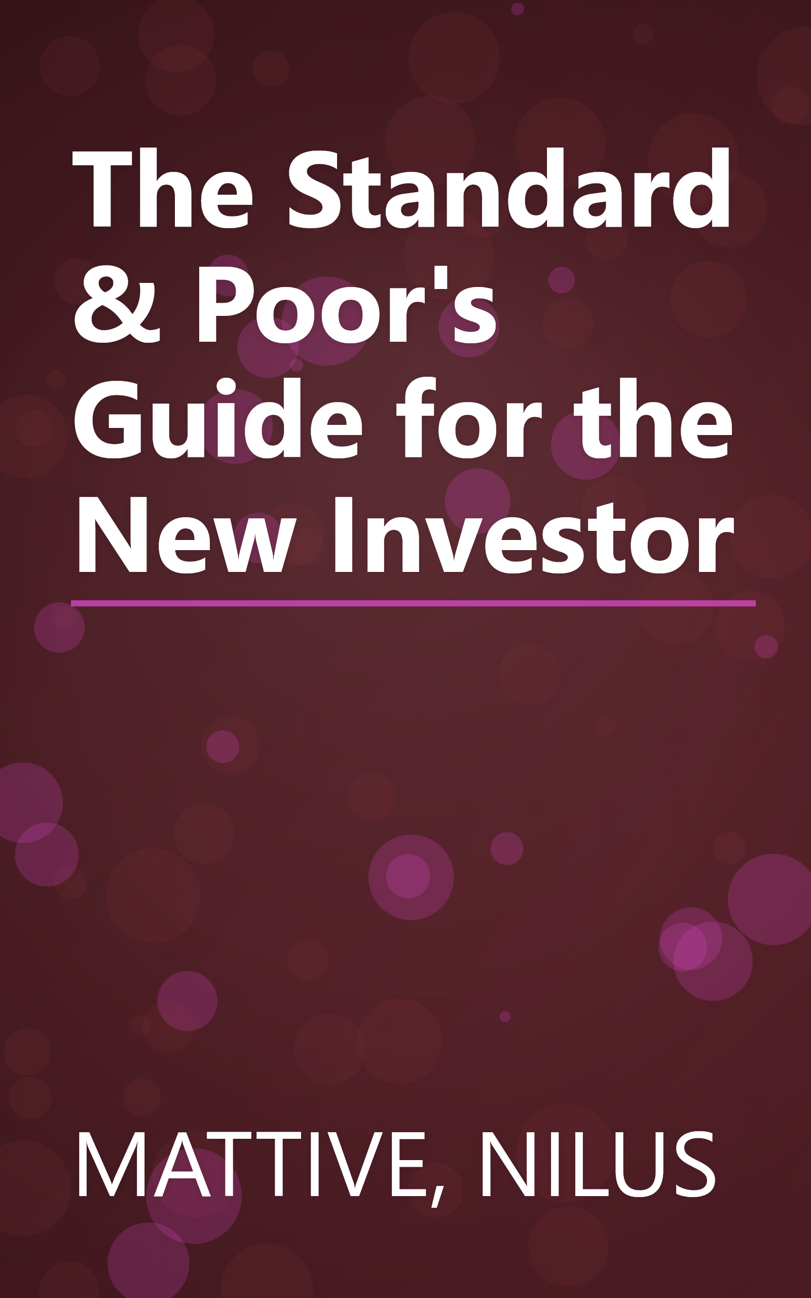 The Standard & Poor's Guide for the New Investor book cover