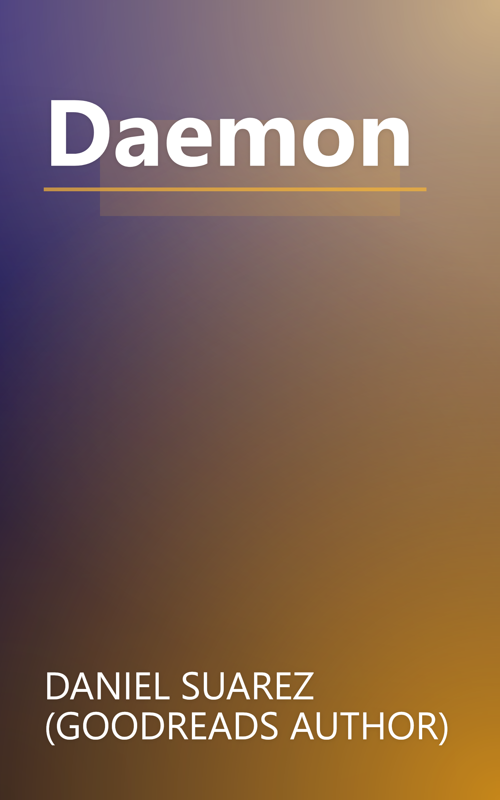 Daemon book cover