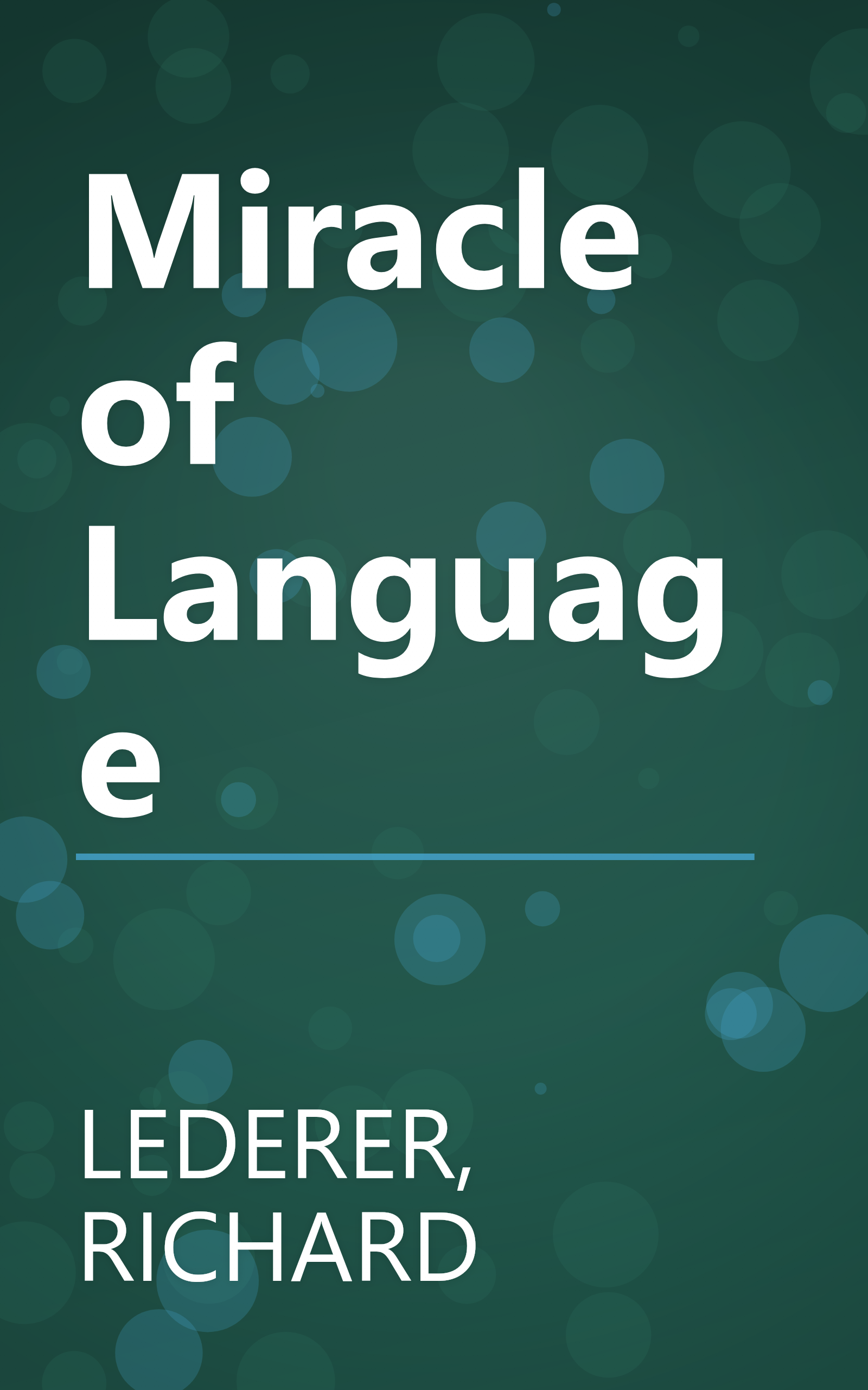 Miracle of Language book cover