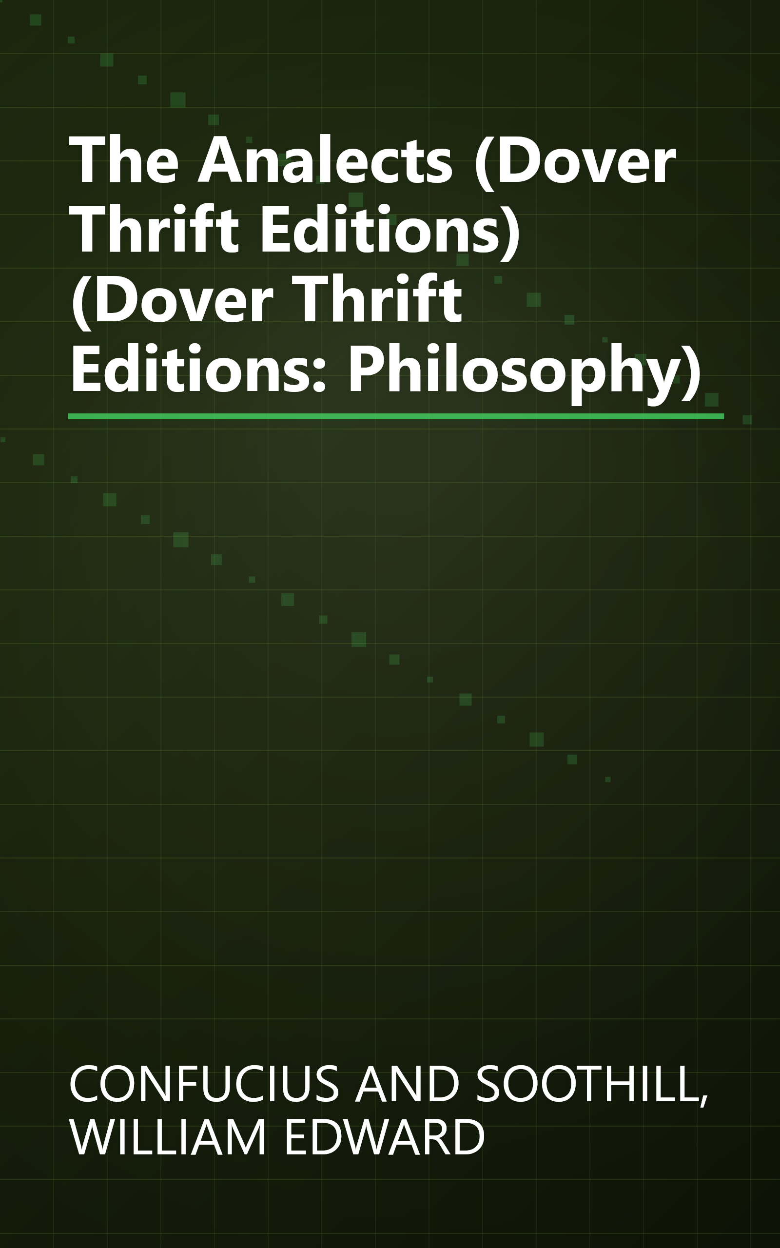 The Analects (Dover Thrift Editions) (Dover Thrift Editions: Philosophy) book cover
