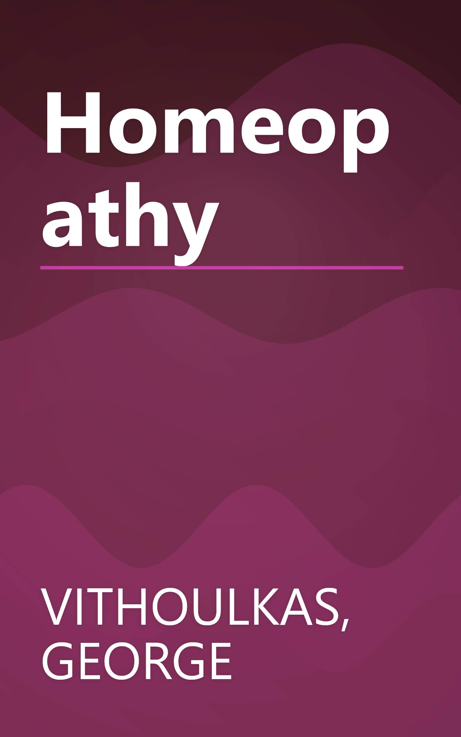 Homeopathy book cover