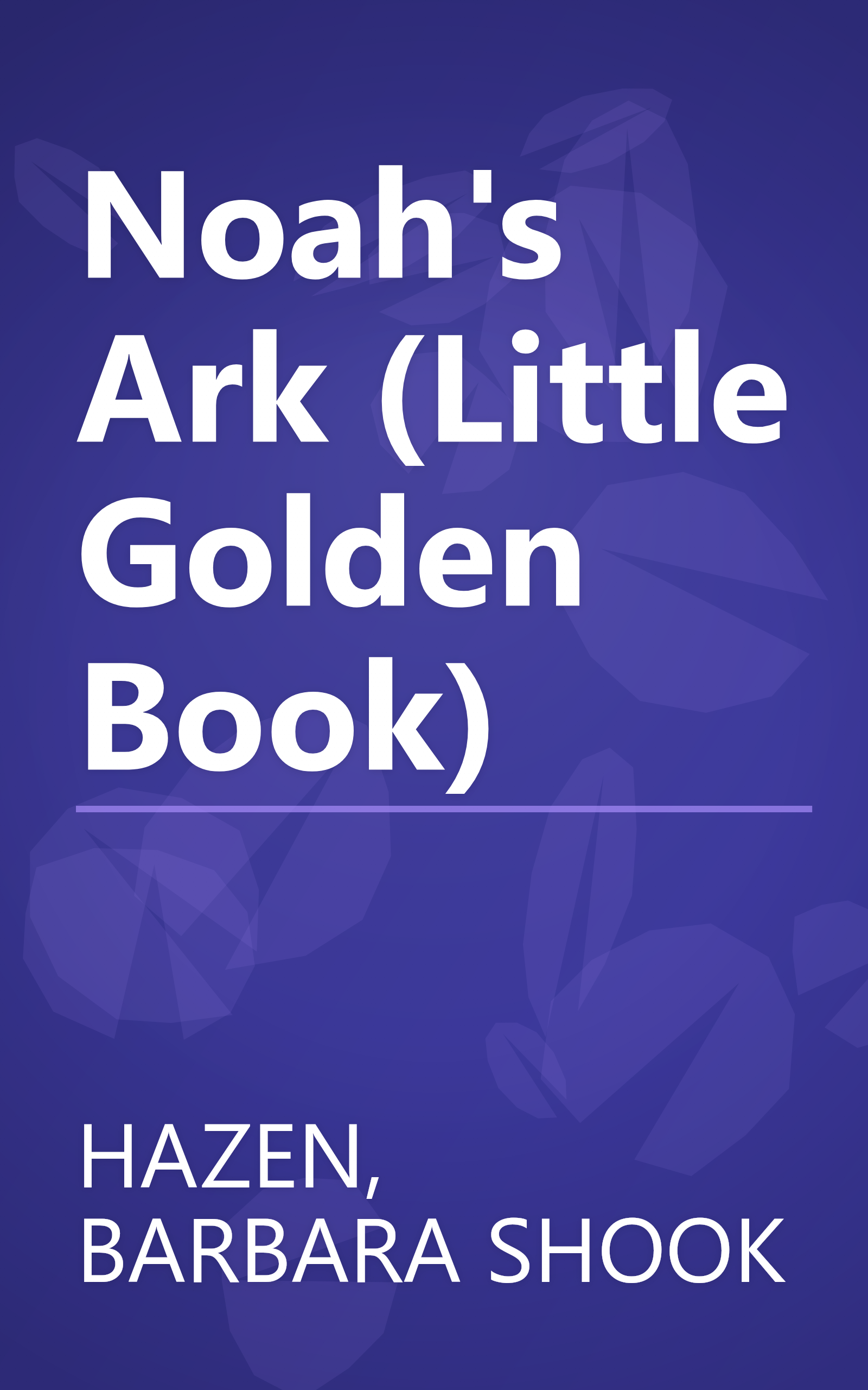 Noah's Ark (Little Golden Book) book cover