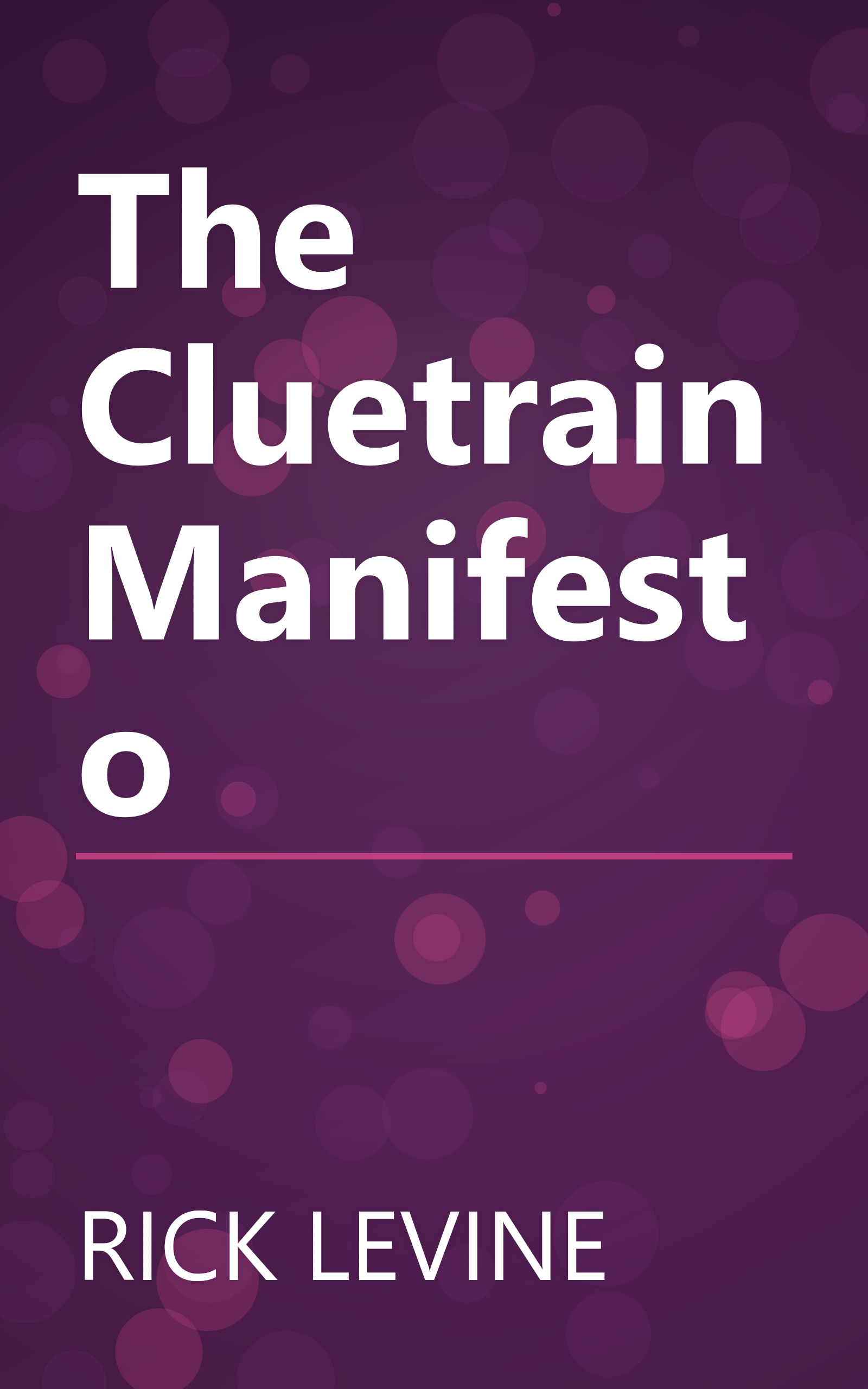 The Cluetrain Manifesto book cover