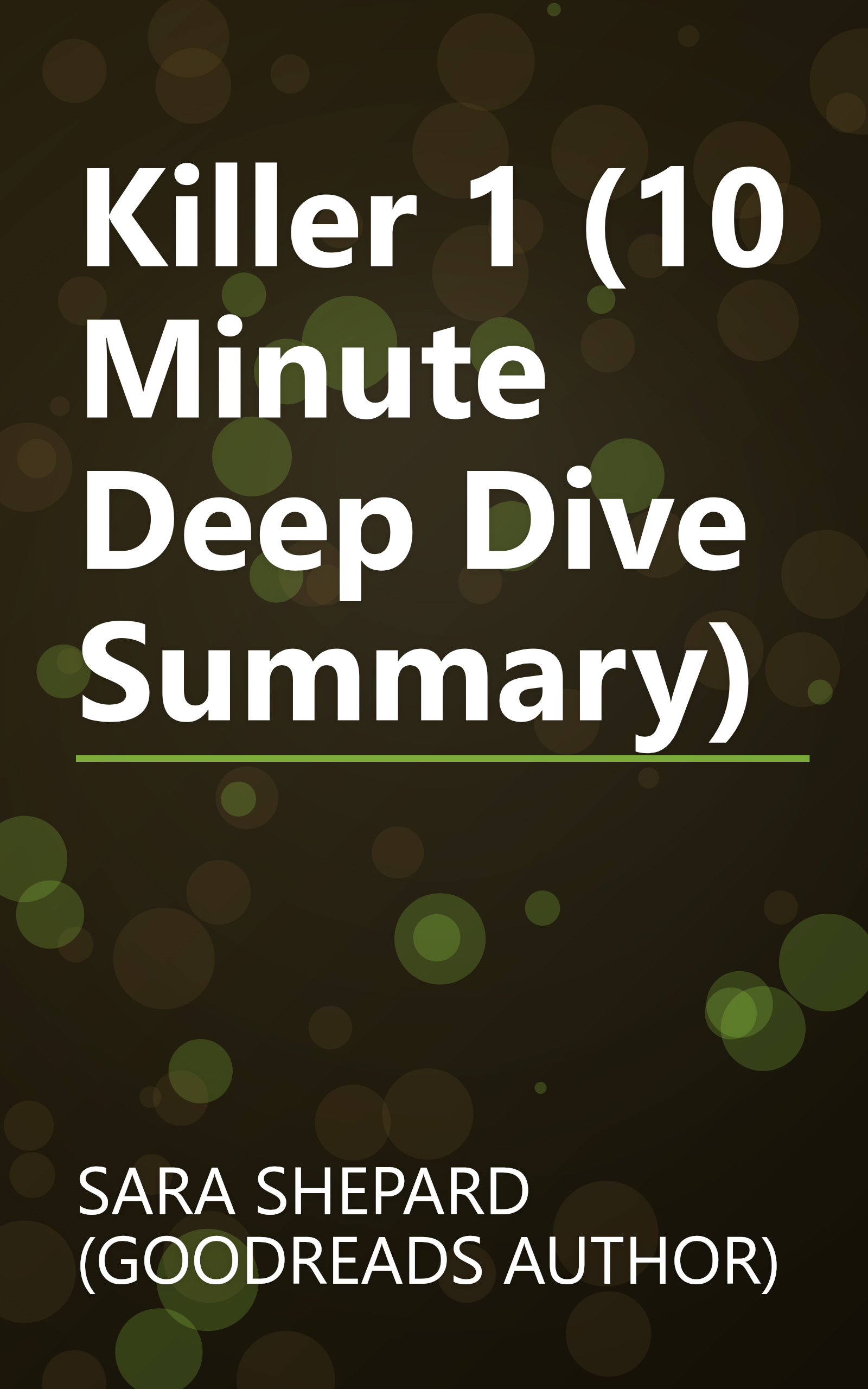 Killer 1 (10 Minute   Deep Dive Summary) book cover