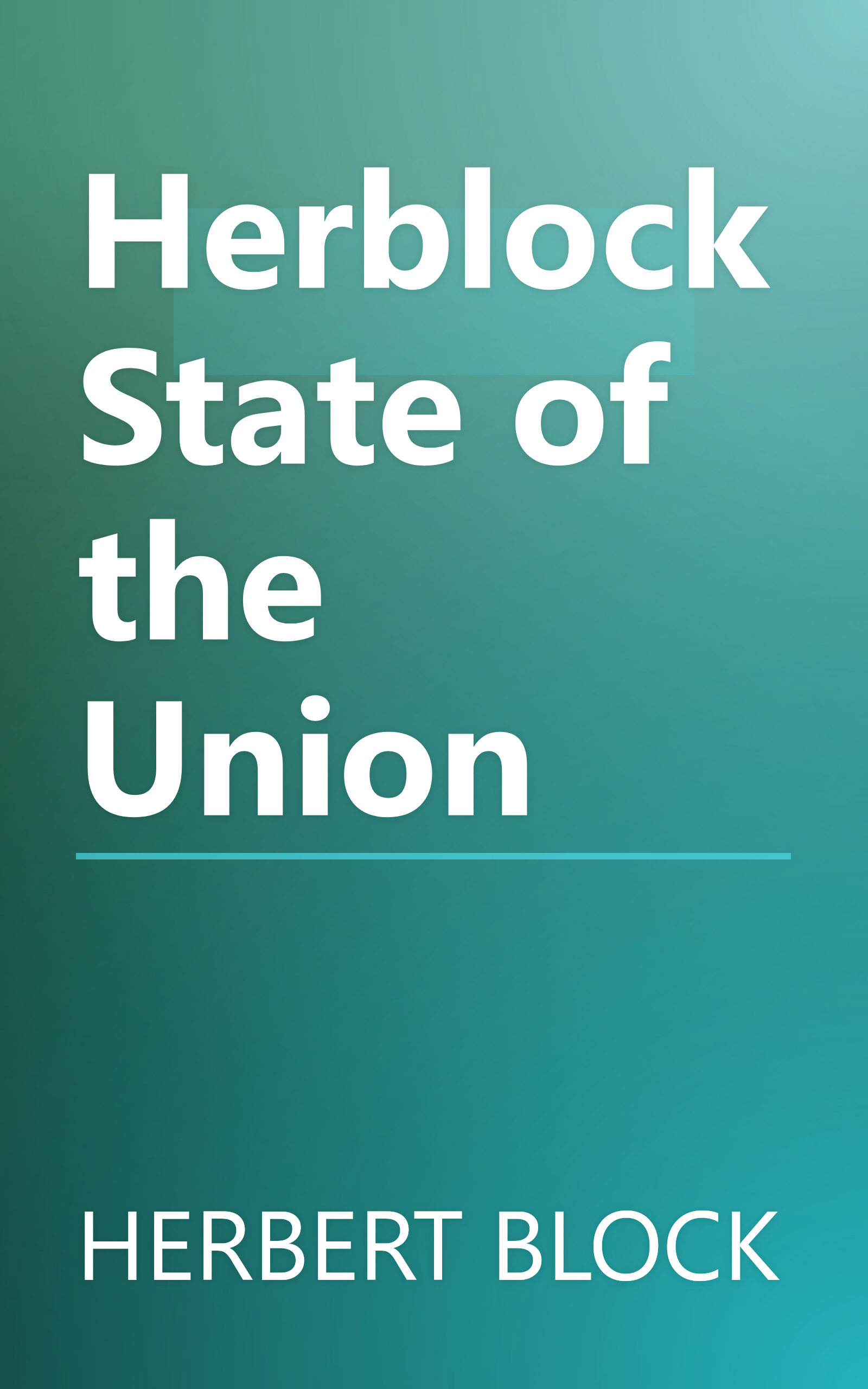 Herblock State of the Union book cover