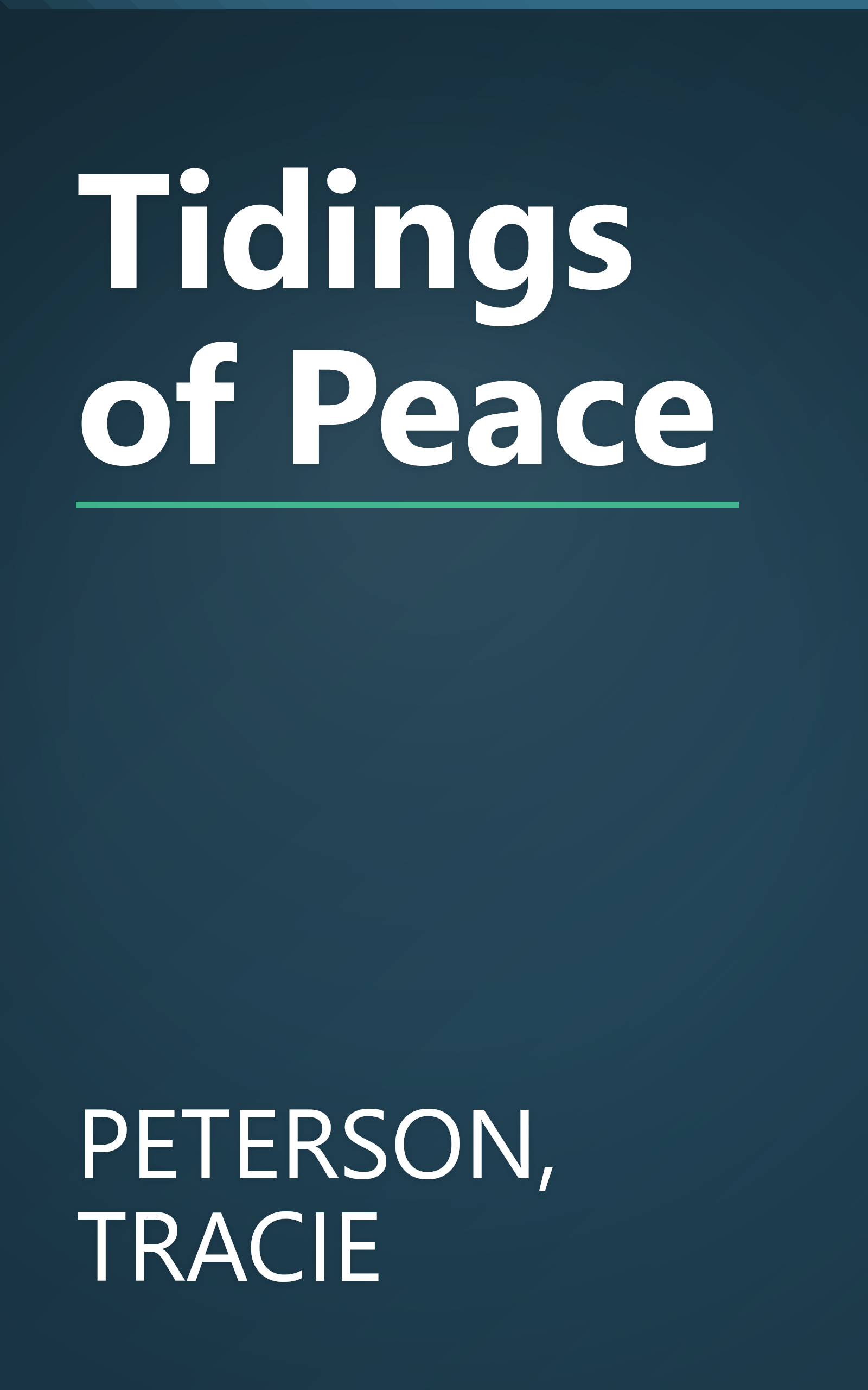 Tidings of Peace book cover
