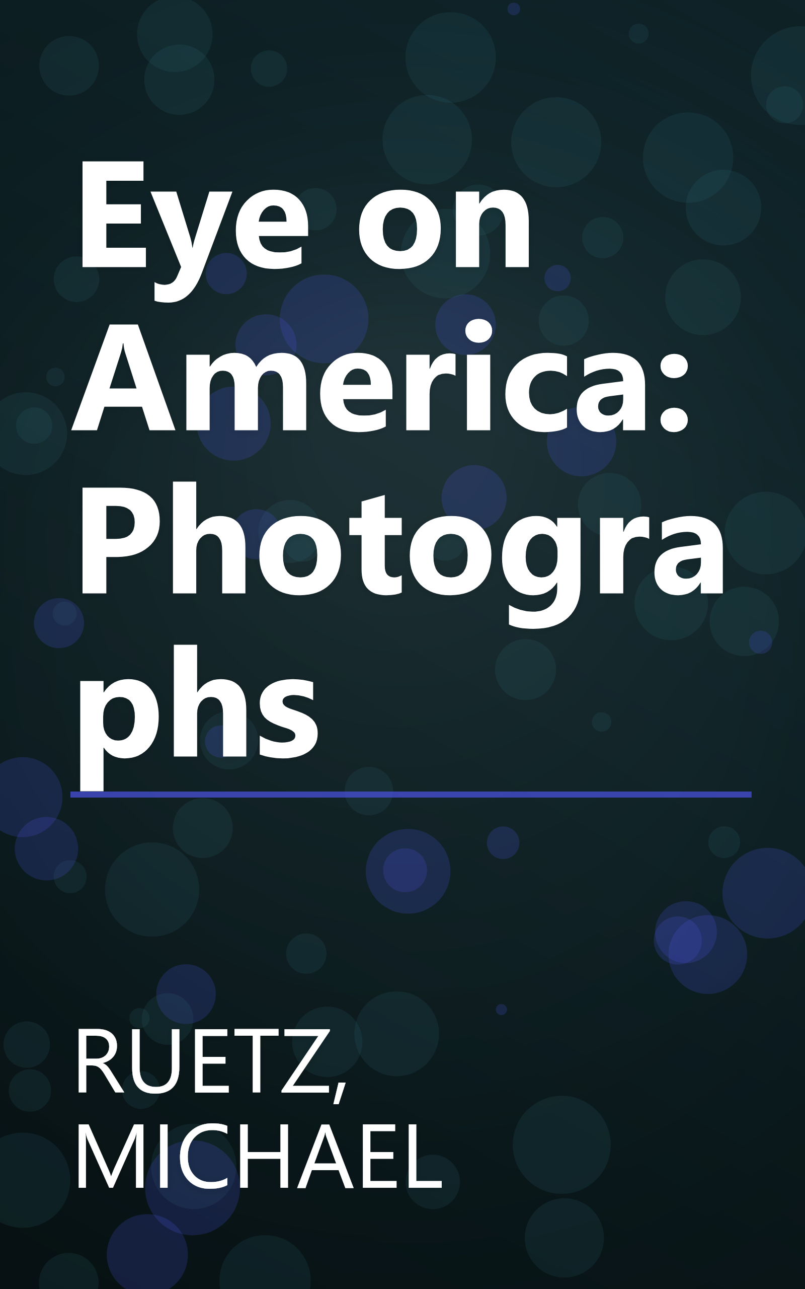 Eye on America: Photographs book cover