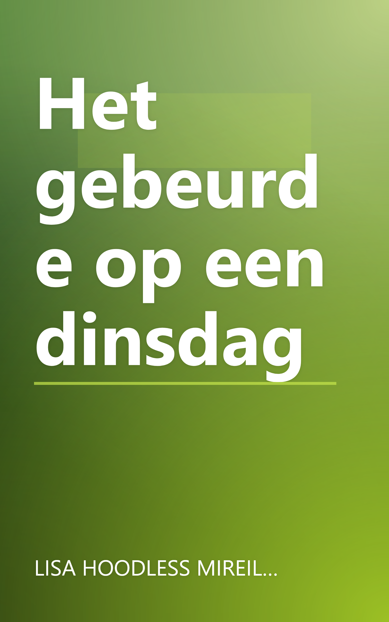 Het gebeurde op een dinsdag book cover