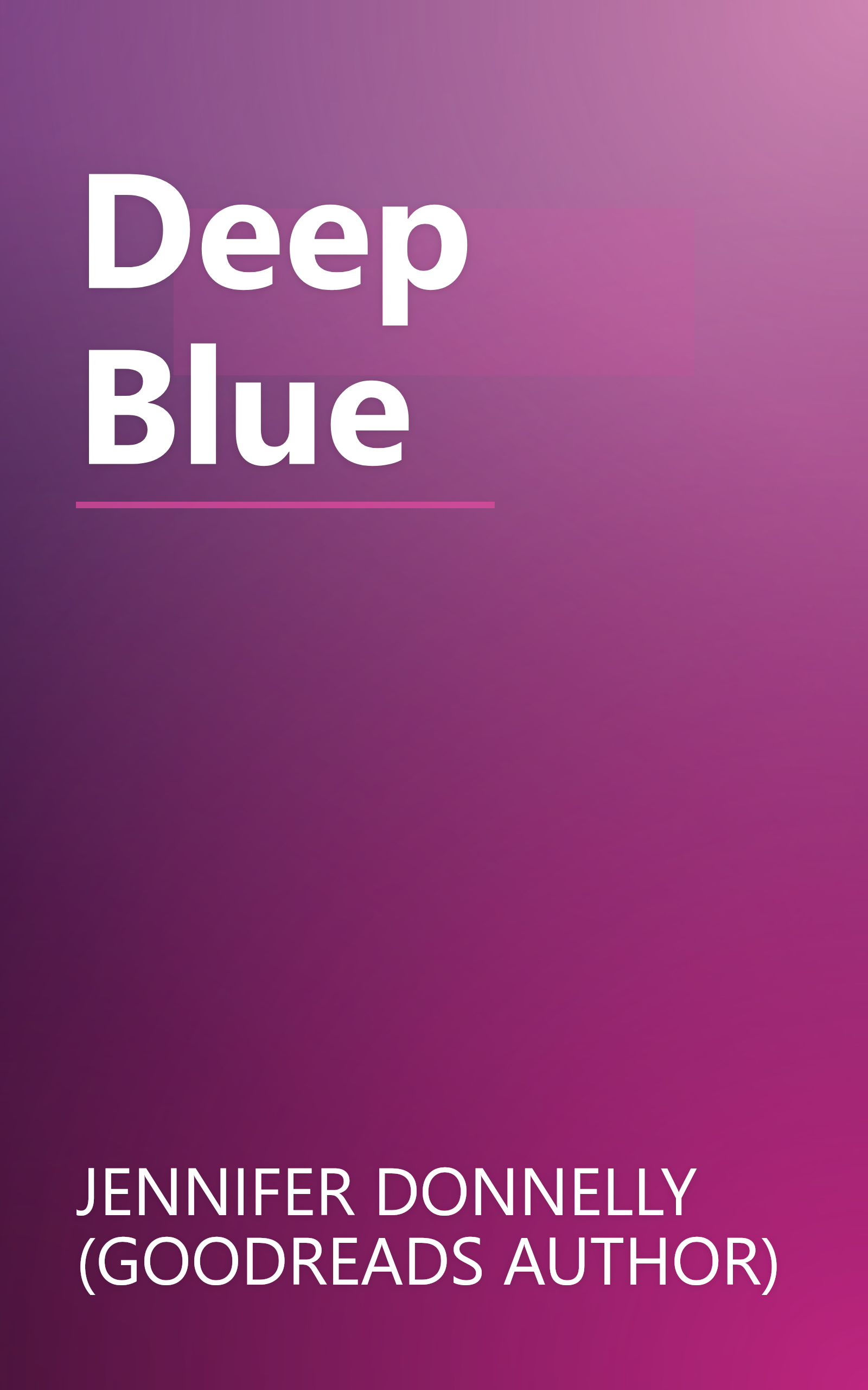 Deep Blue book cover
