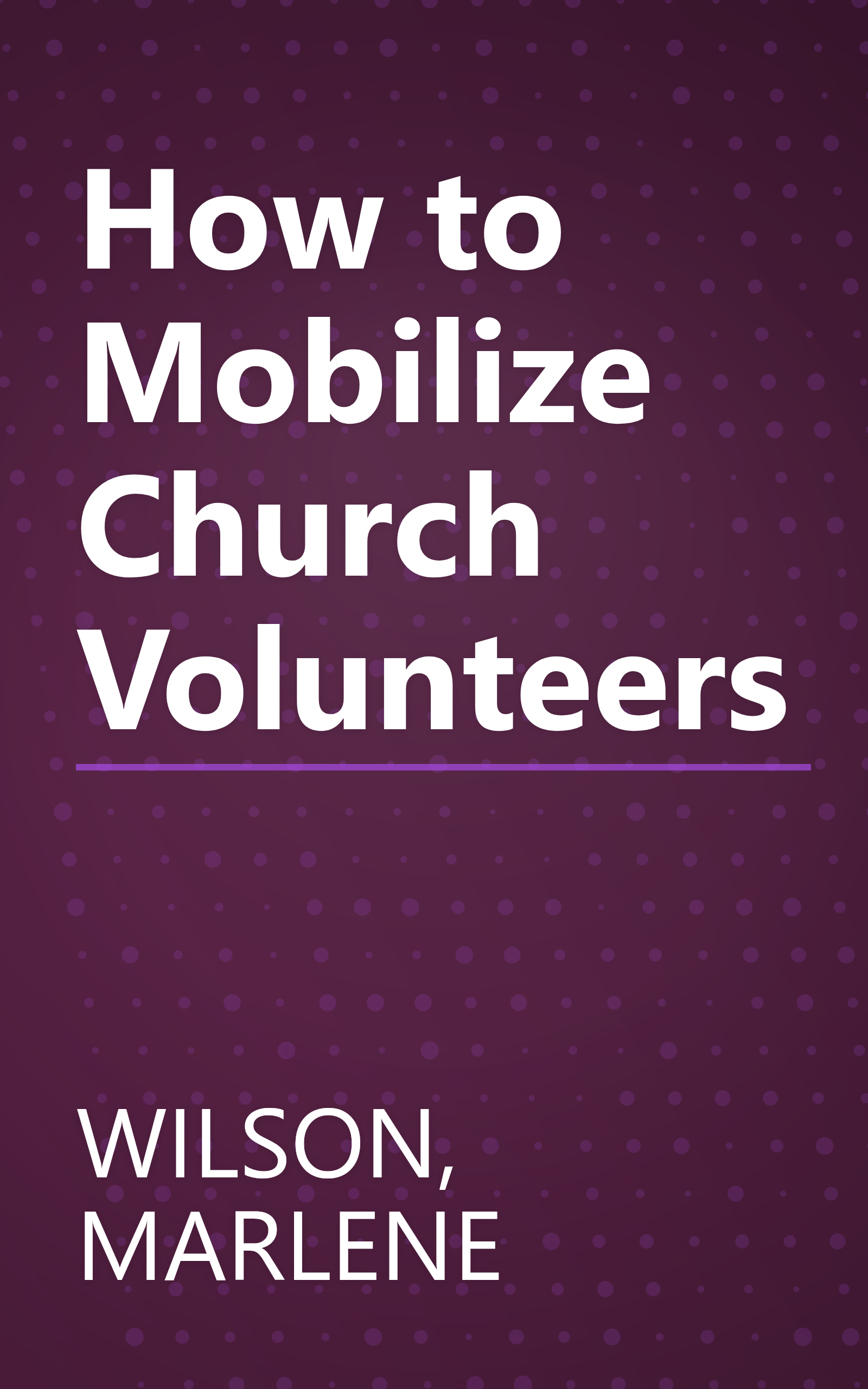 How to Mobilize Church Volunteers book cover