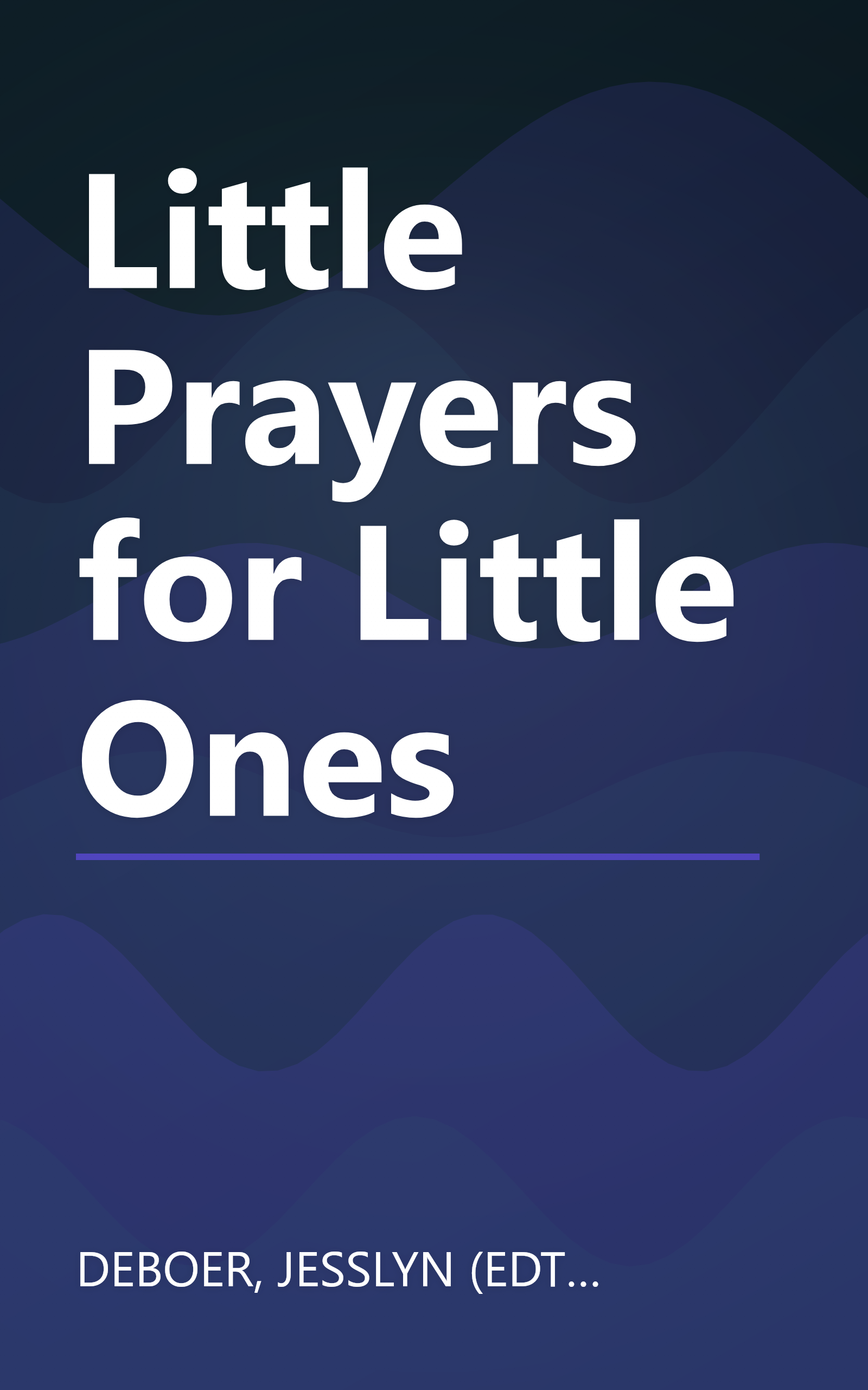 Little Prayers for Little Ones book cover