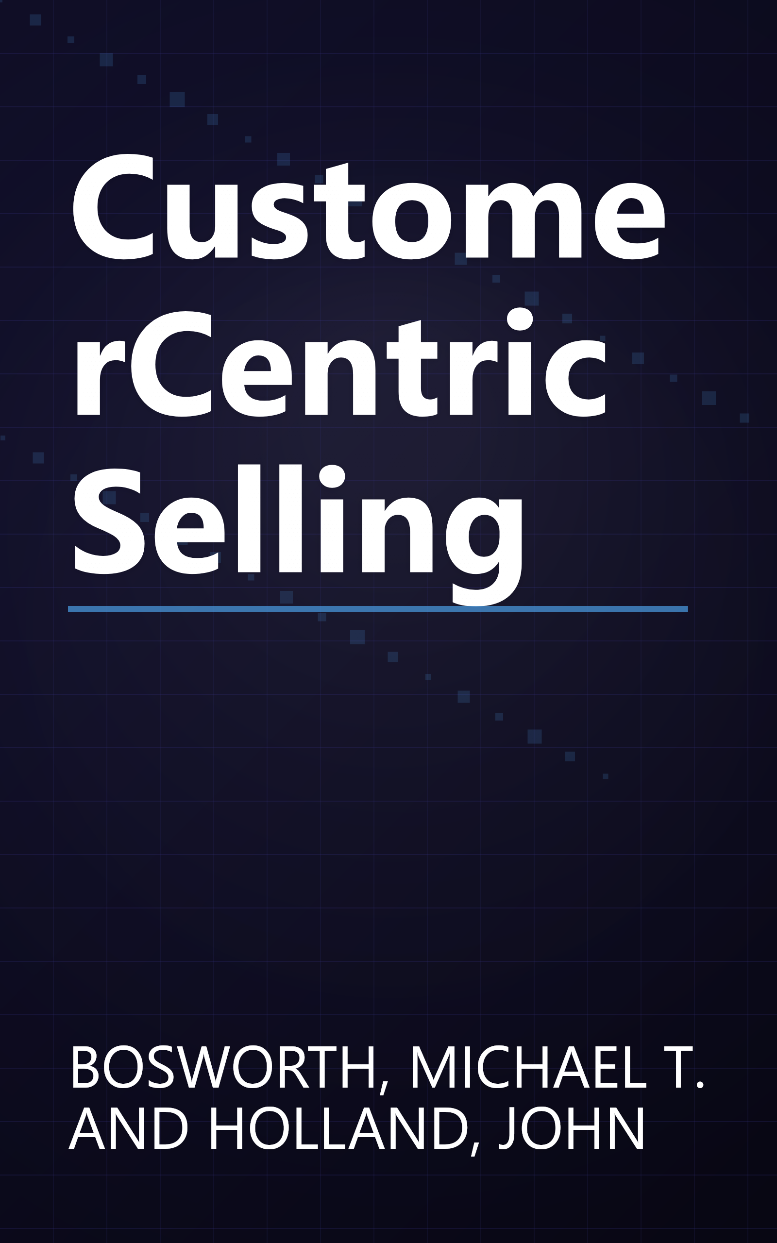 CustomerCentric Selling book cover