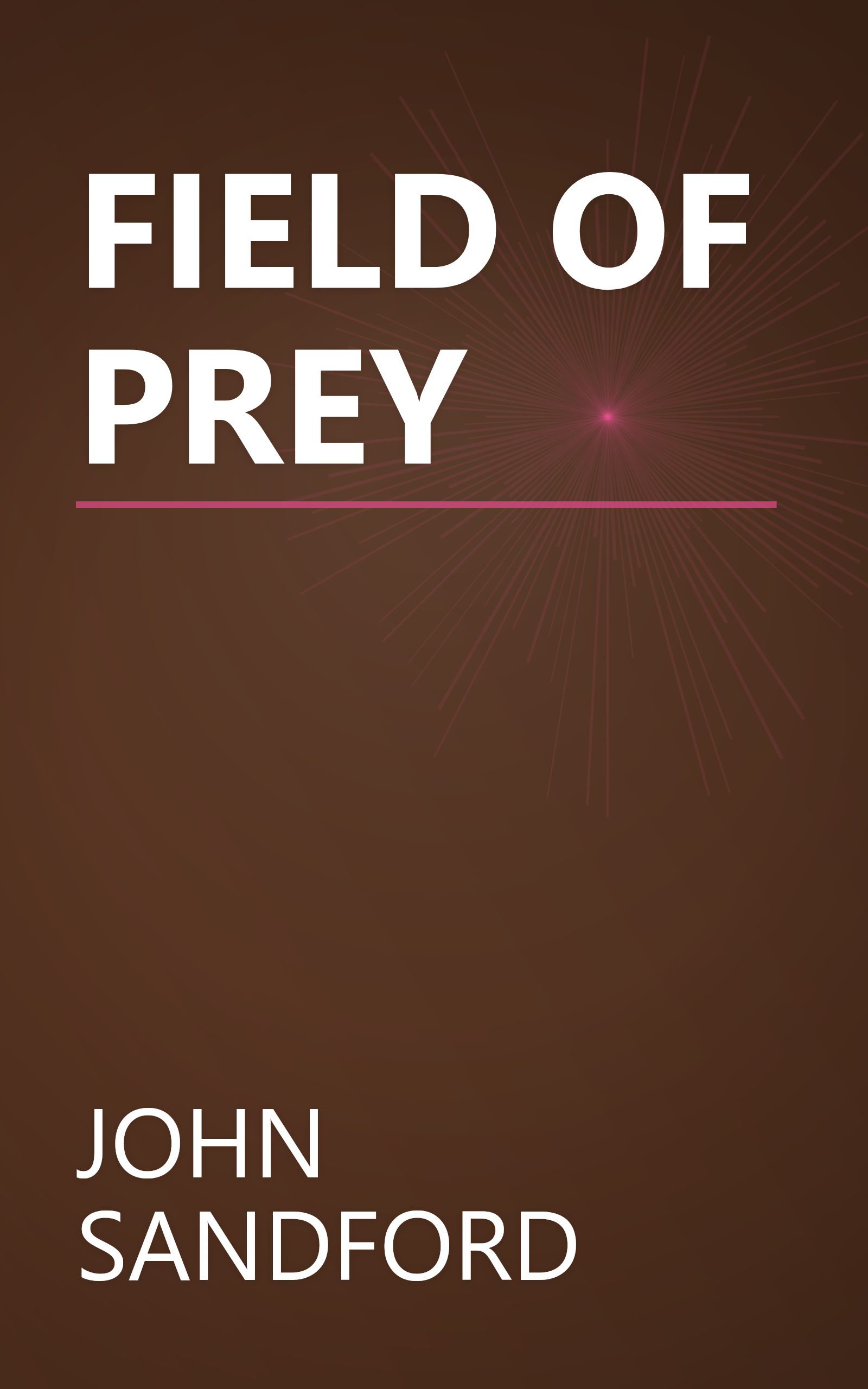 FIELD OF PREY book cover
