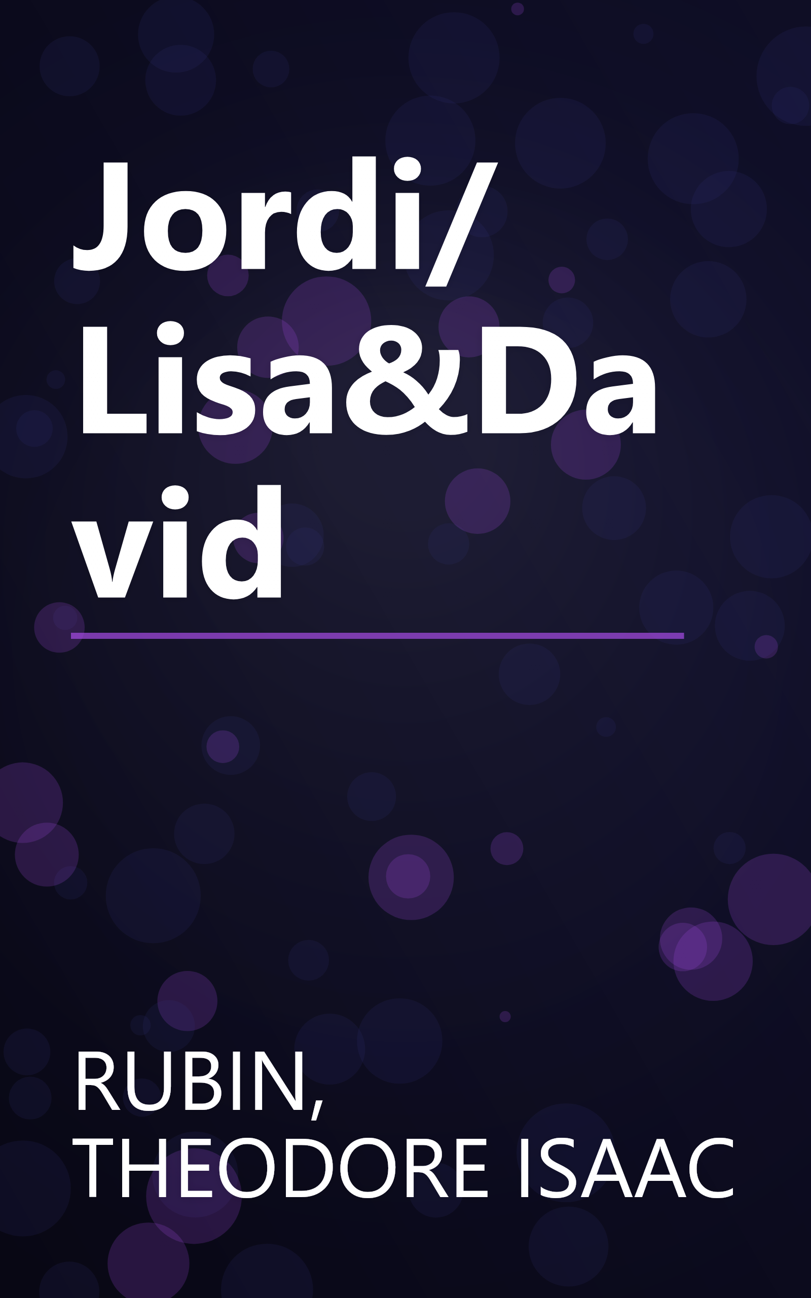 Jordi/ Lisa&David book cover