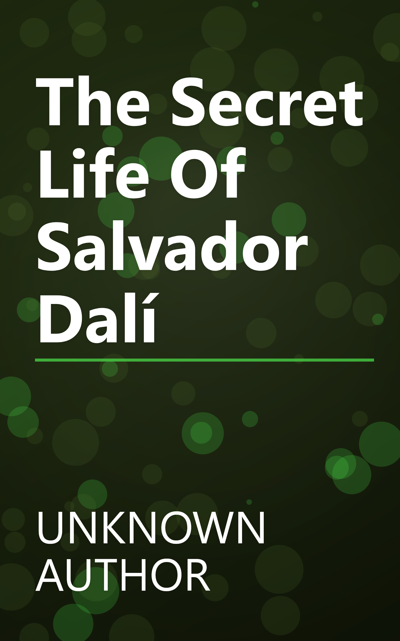 The Secret Life Of Salvador Dalí book cover