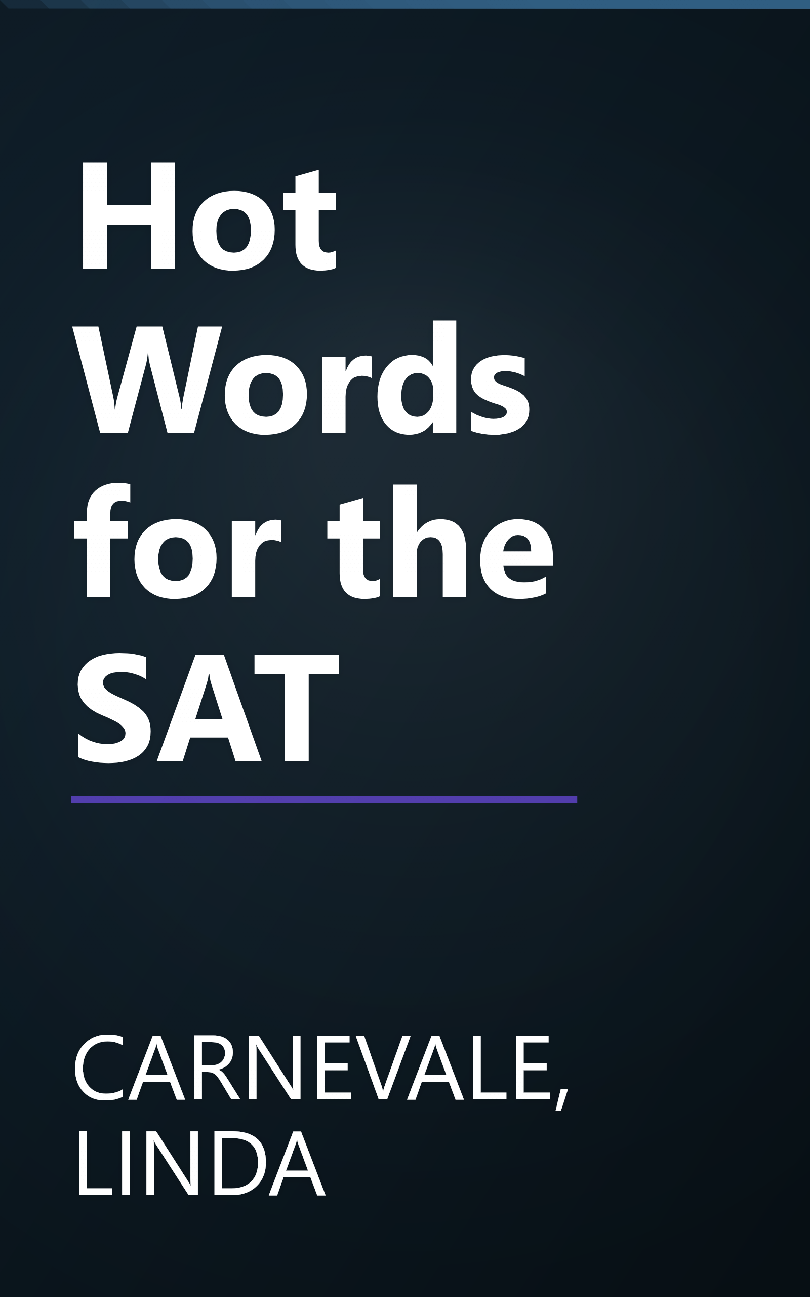 Hot Words for the SAT book cover