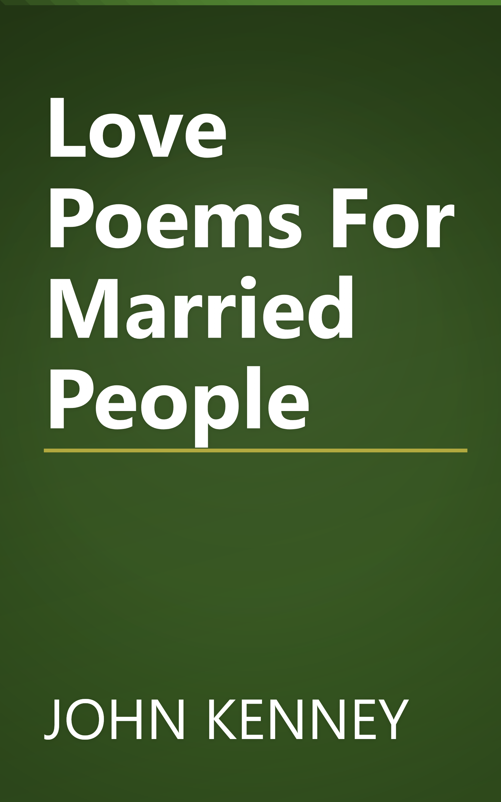 Love Poems For Married People book cover