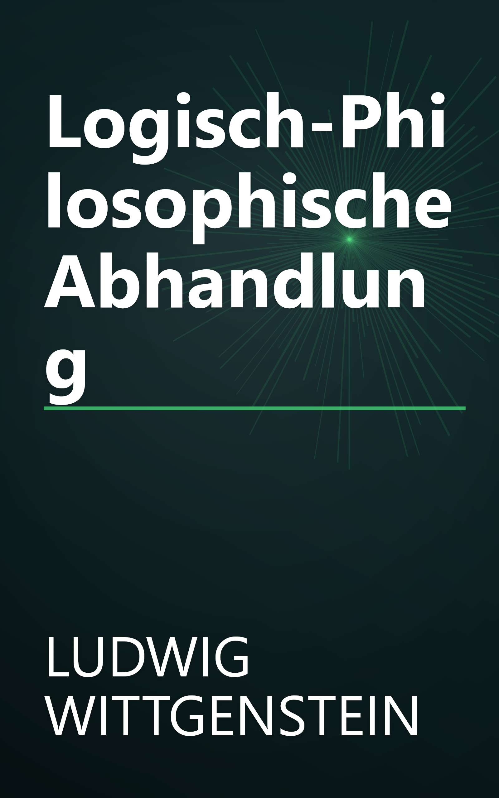 Logisch-Philosophische Abhandlung book cover