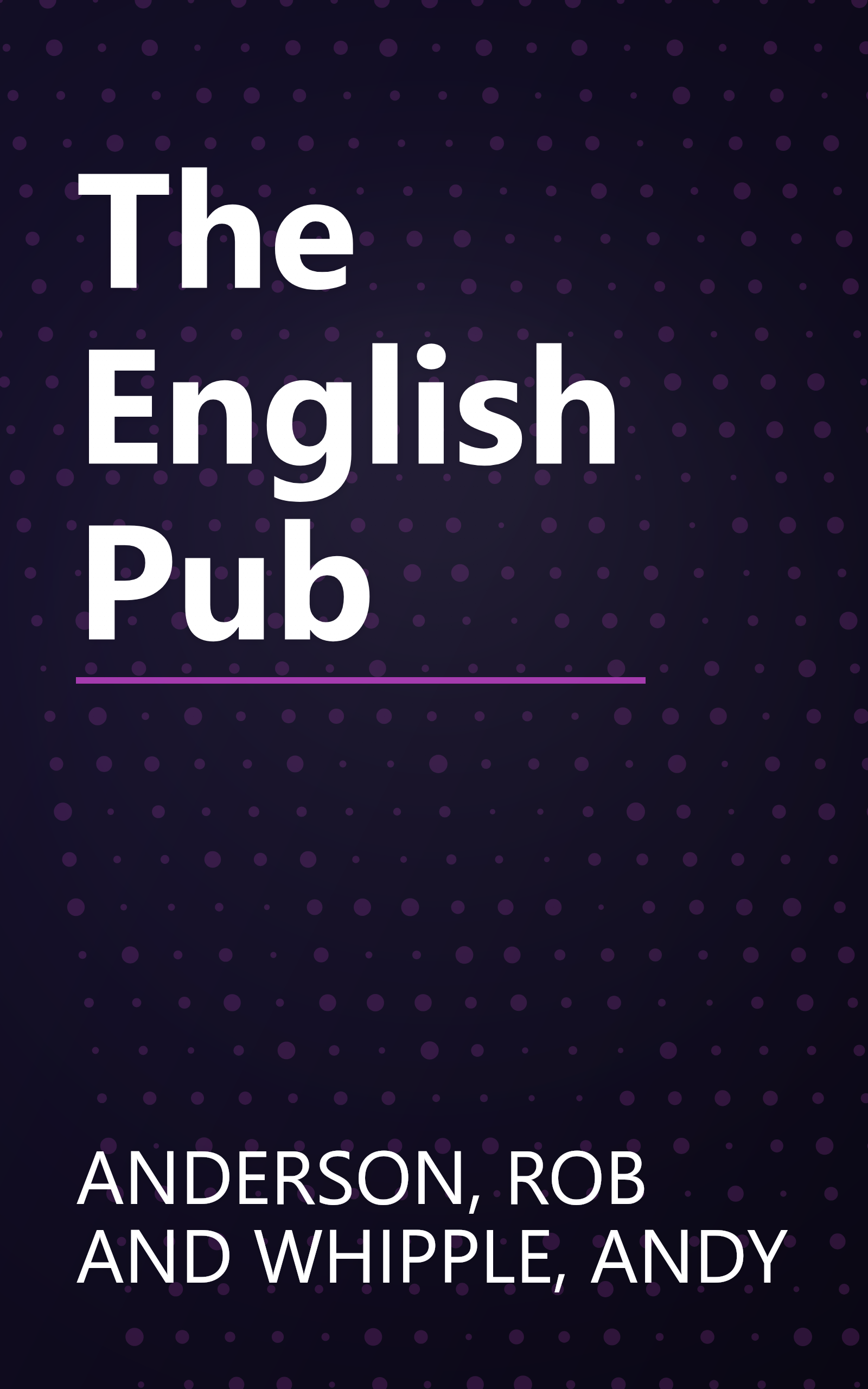 The English Pub book cover