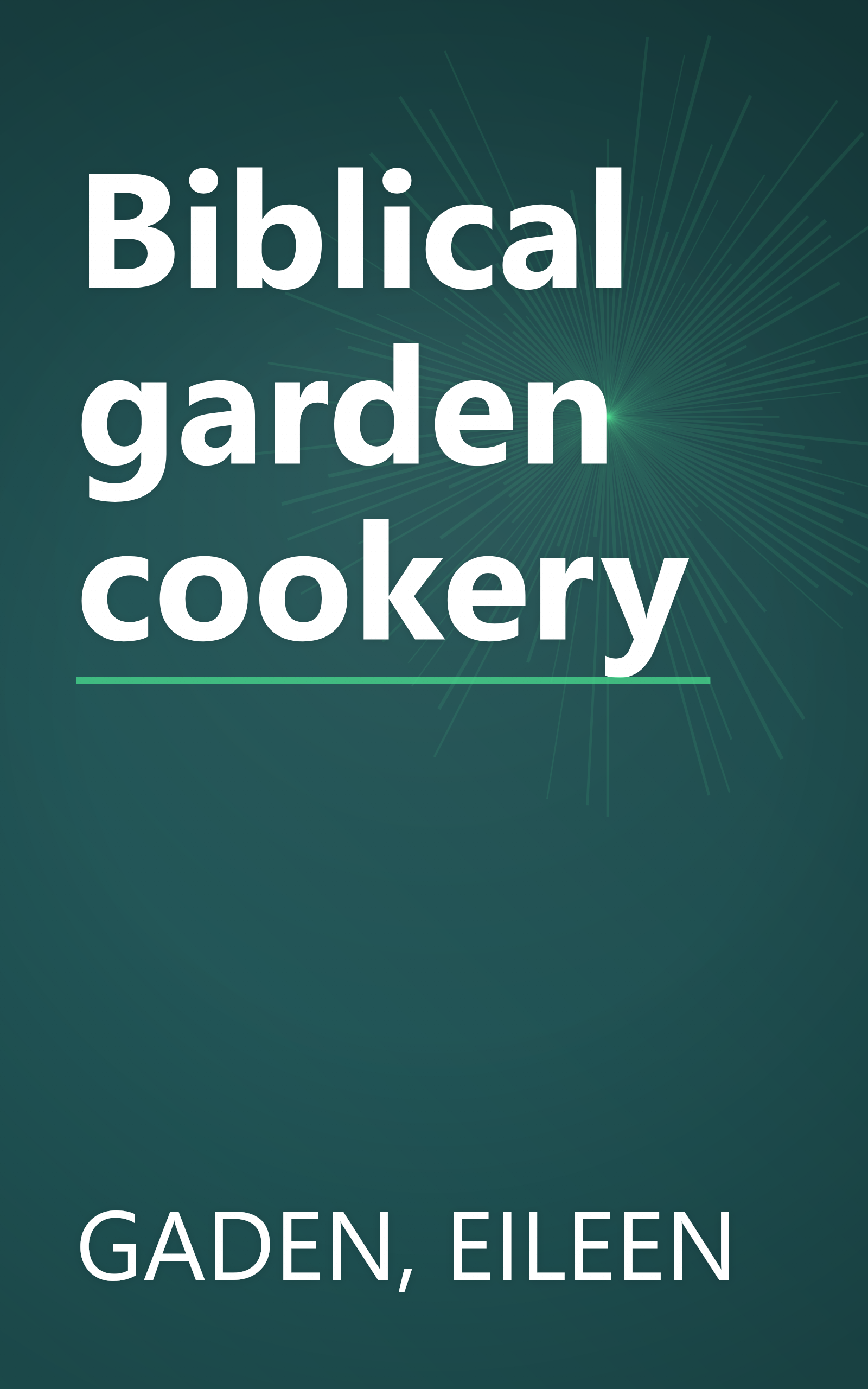 Biblical garden cookery book cover
