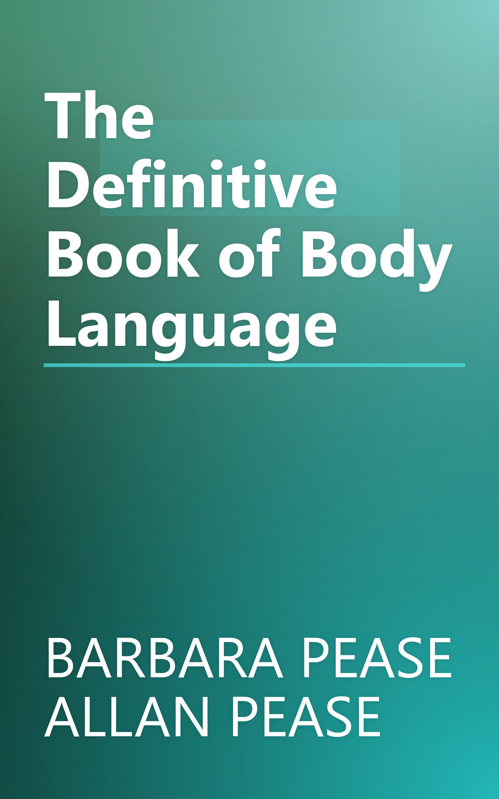 The Definitive Book of Body Language book cover