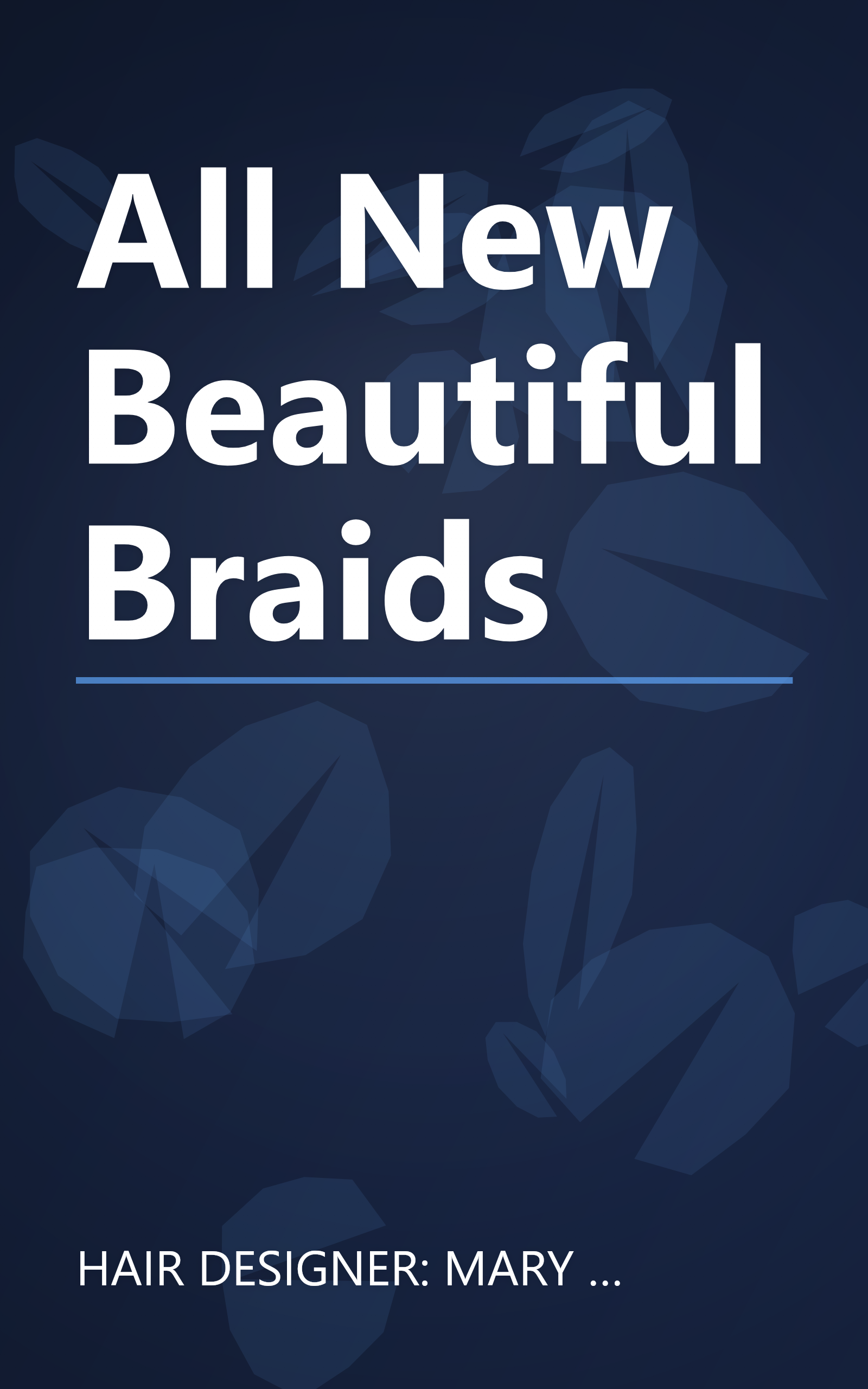 All New Beautiful Braids book cover